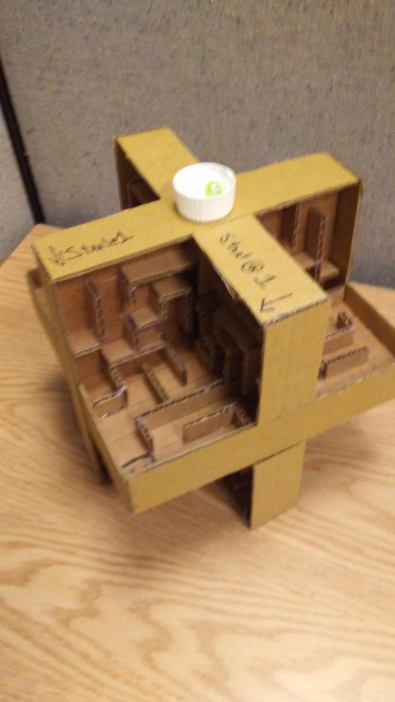 3D Cardboard Labyrinth Maze : 19 Steps (with Pictures) - Instructables