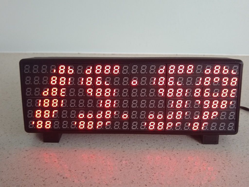 7 Segment Display Array : 6 Steps (with Pictures) - Instructables