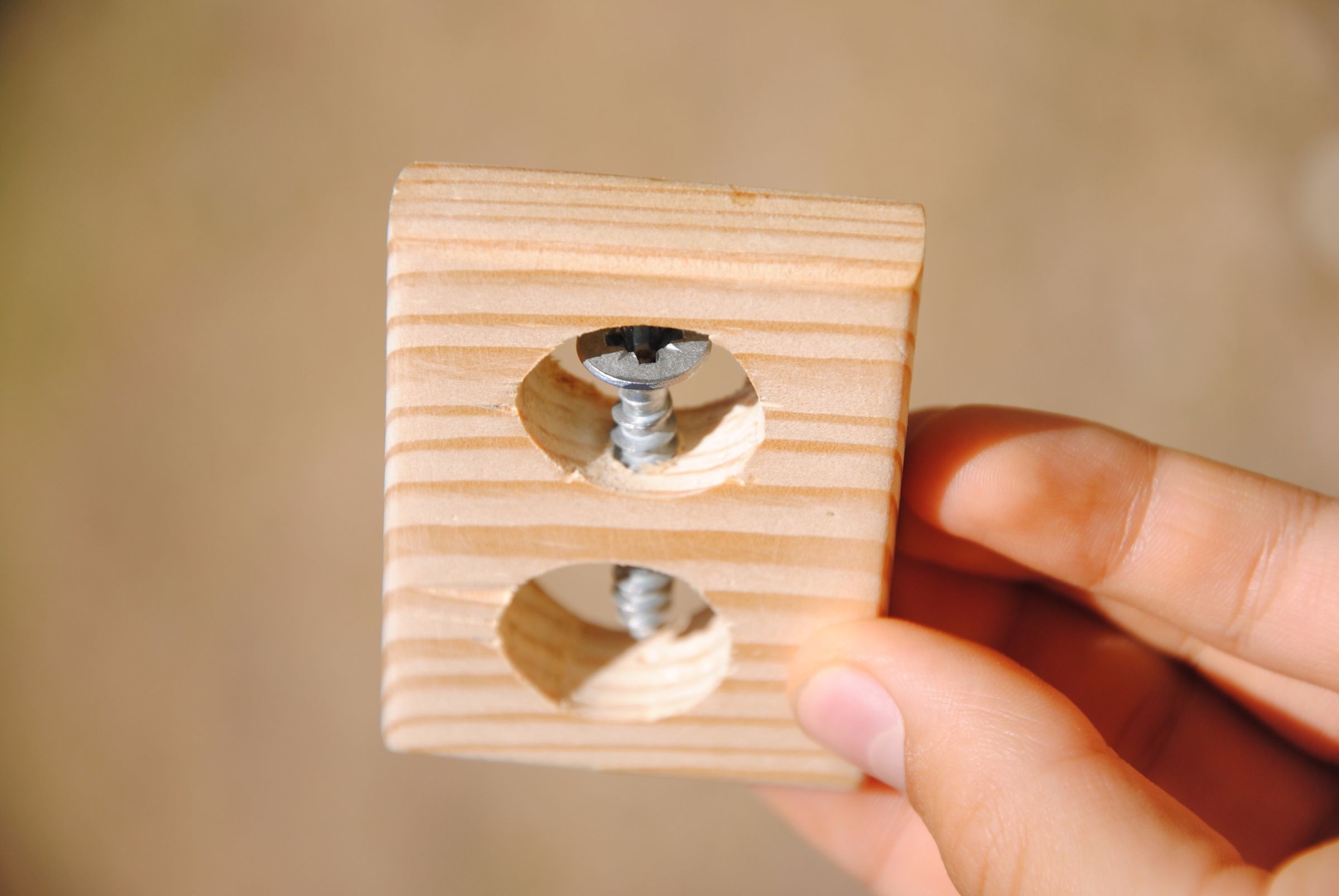 Impossible Screw in a Block of Wood : 8 Steps (with Pictures ...
