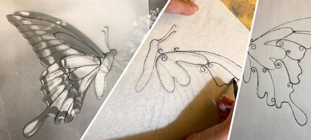 Butterfly Wire Art
