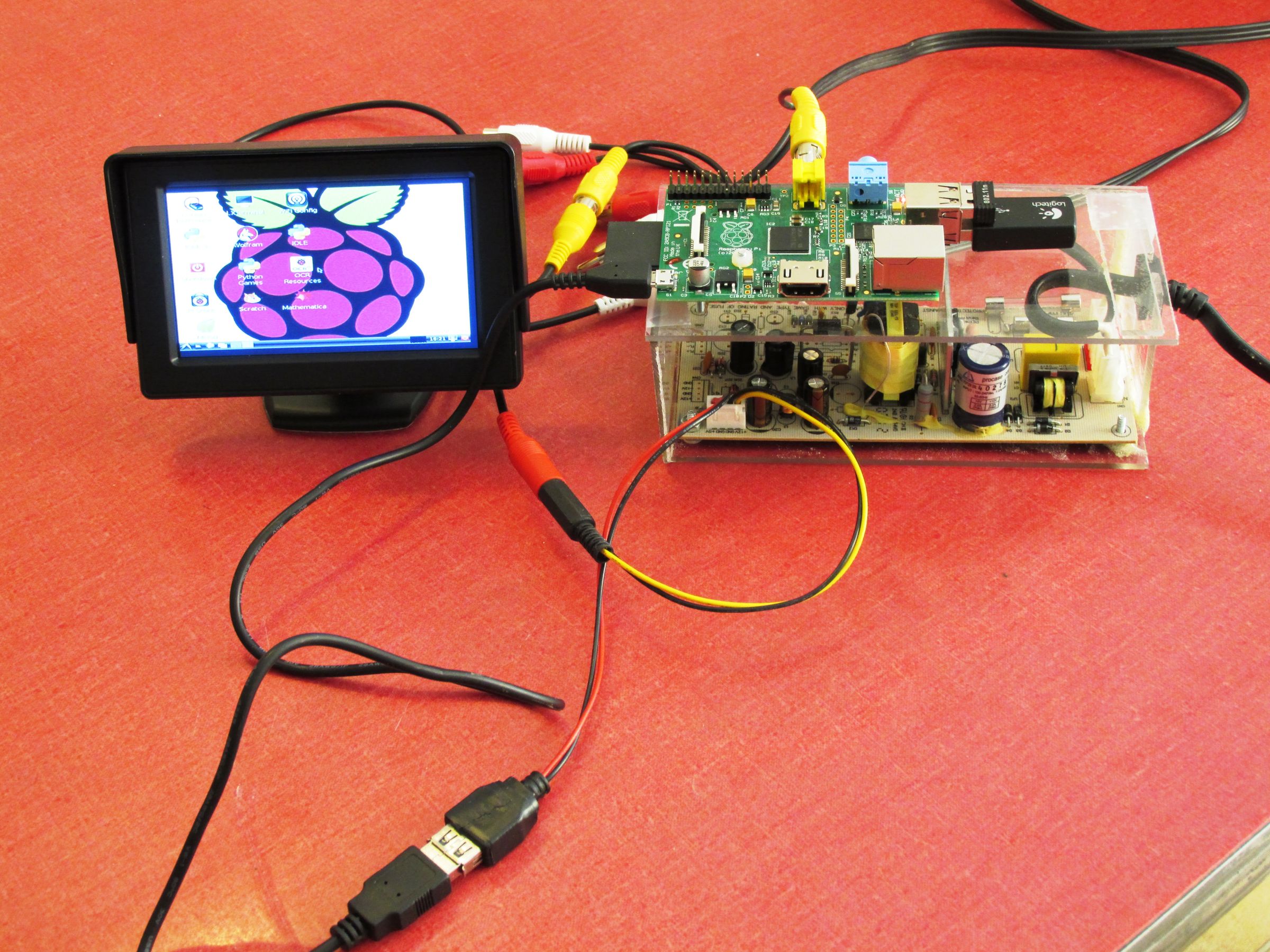 LOG Raspberry Pi With Car Monitor : 6 Steps - Instructables