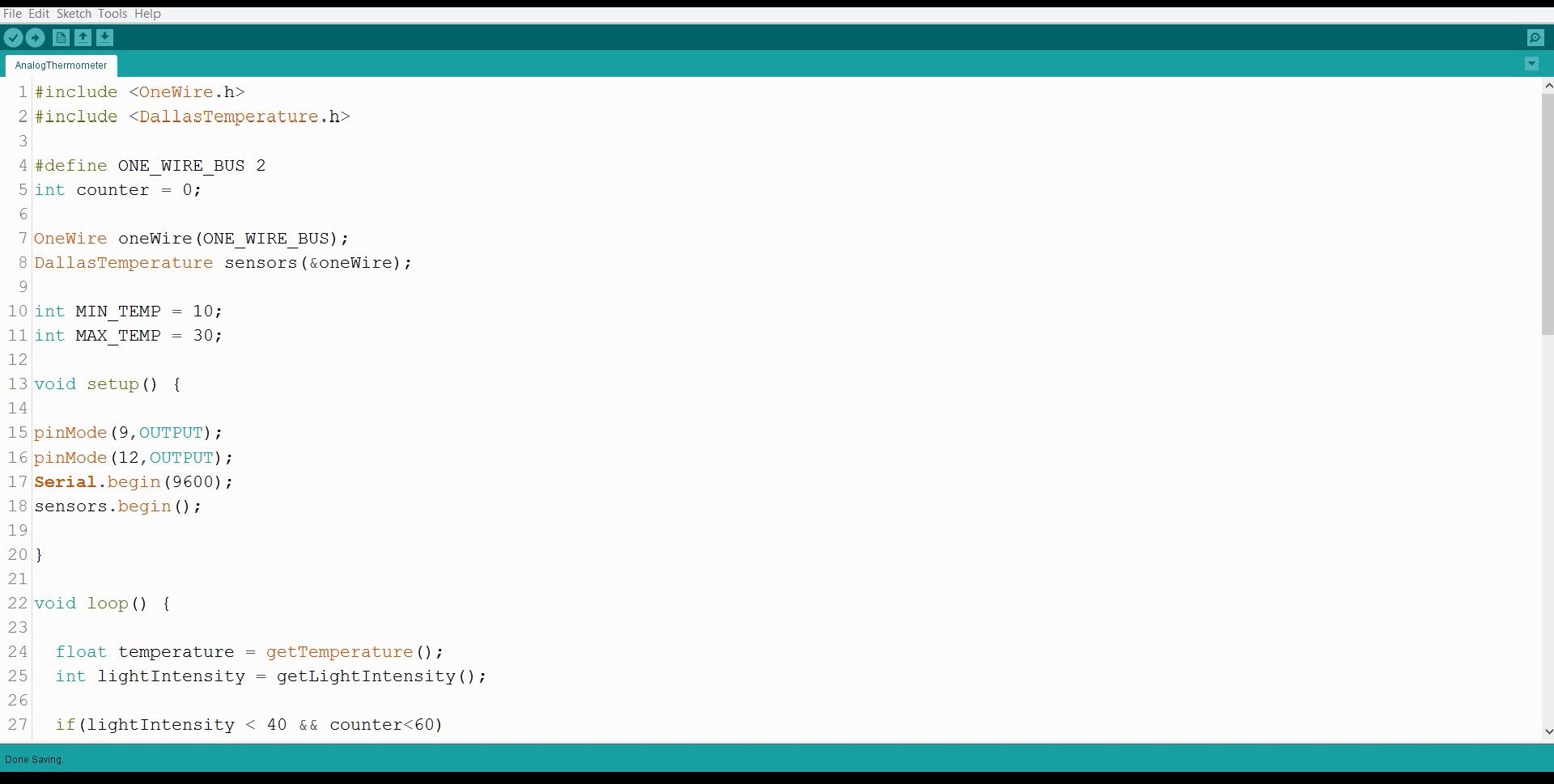 DIY Art Deco Analog Thermometer Using Arduino : 9 Steps (with Pictures ...