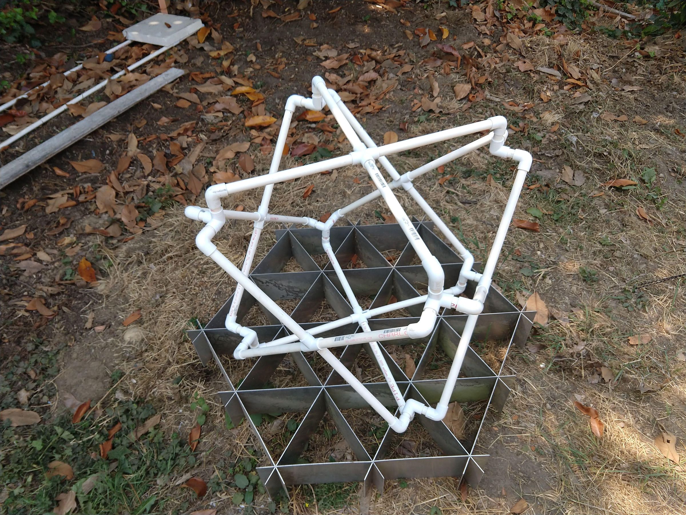 PVC Pipe Star Tetrahedron : 3 Steps - Instructables