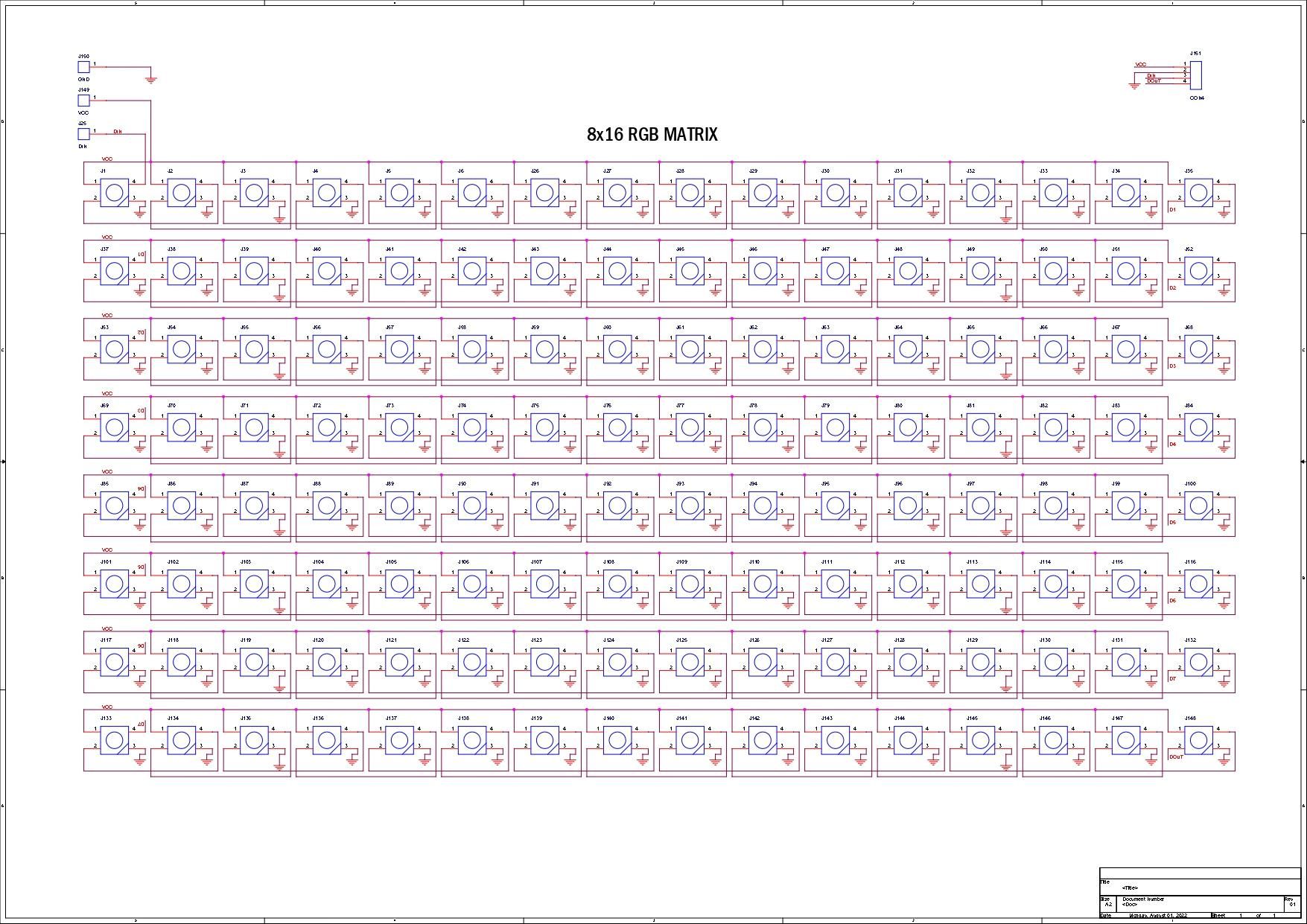 Custom 16x8 Ws2812 Matrix Project : 11 Steps (with Pictures ...