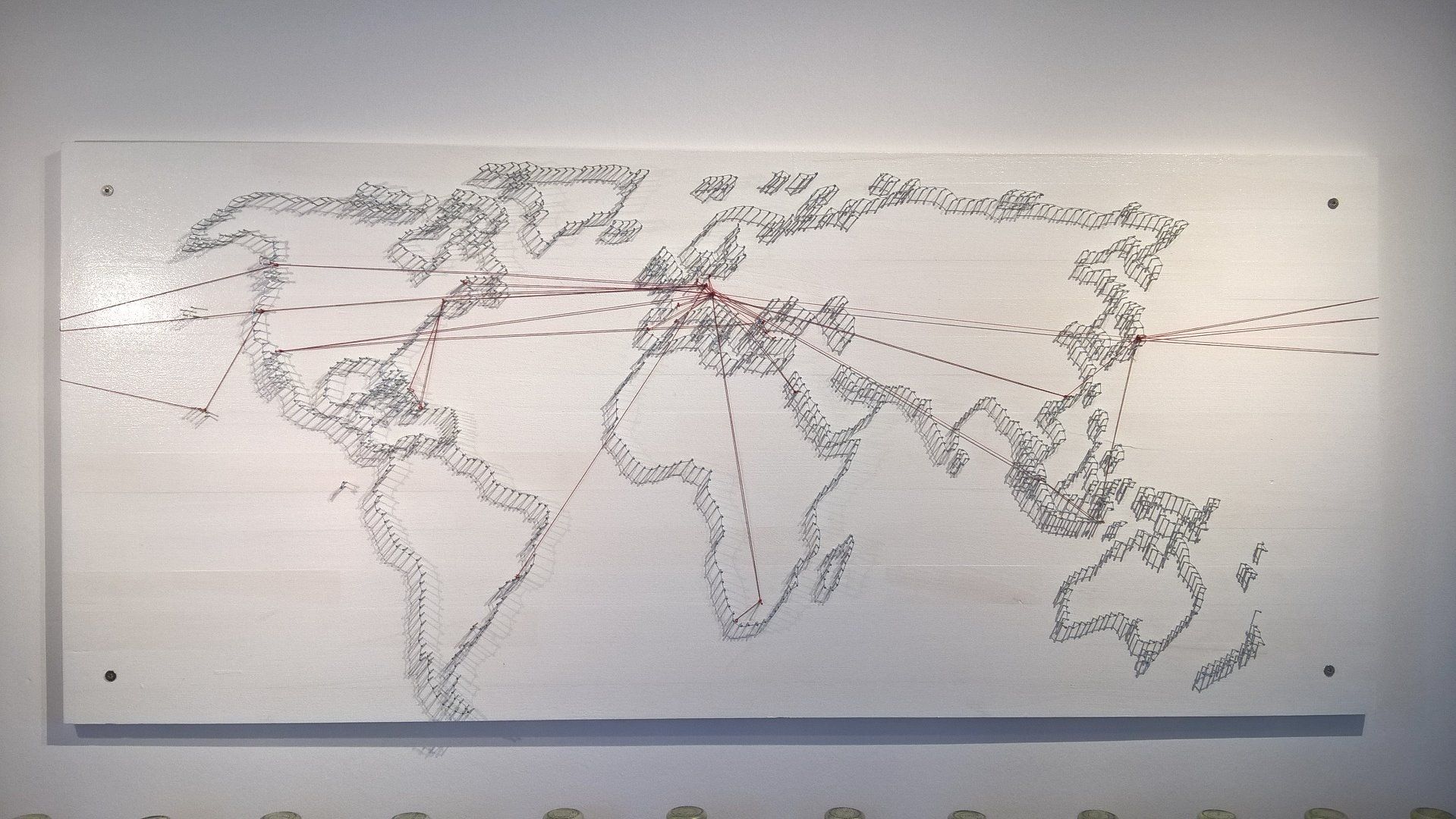 Visited Countries String Art Map : 10 Steps (with Pictures) - Instructables