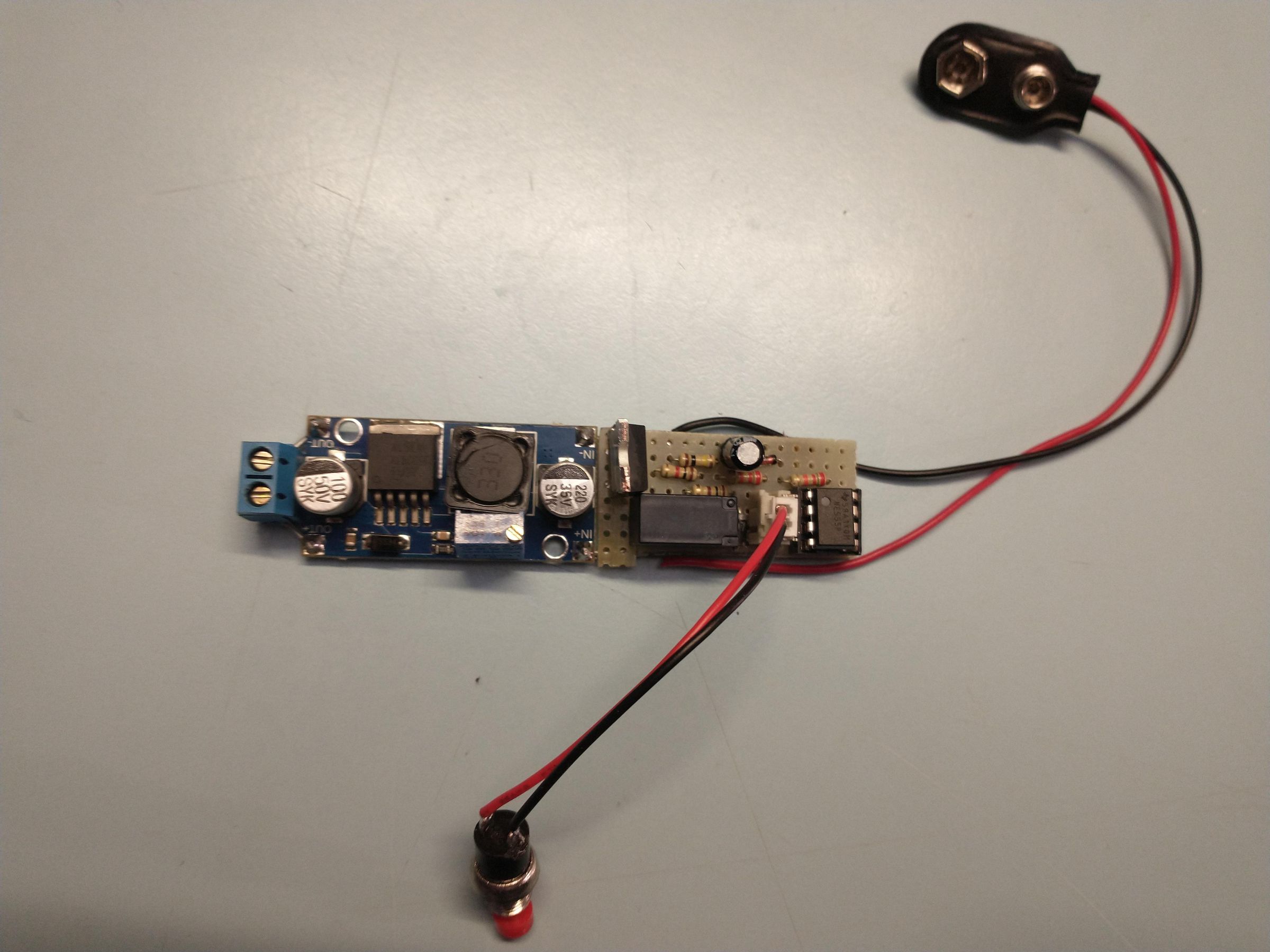 Battery Operated Wardrobe LED Light With Recycled LED Strip : 4 Steps ...