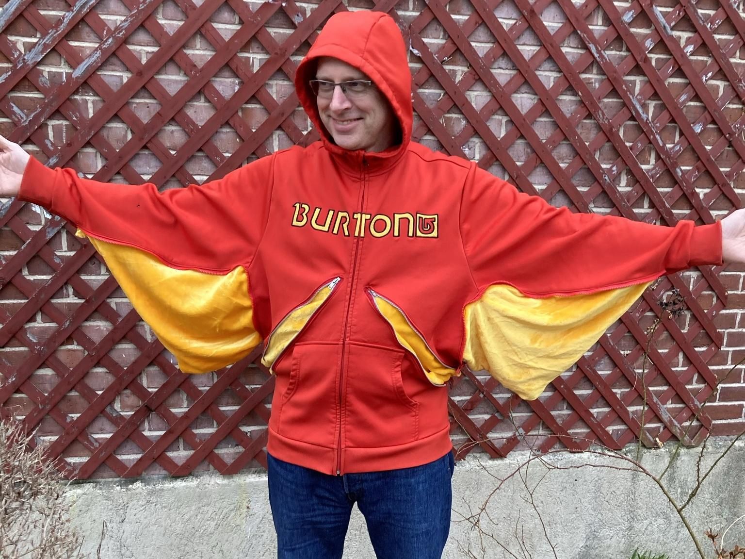 5 Zipper Wing Transforming Hoodie : 7 Steps (with Pictures) - Instructables