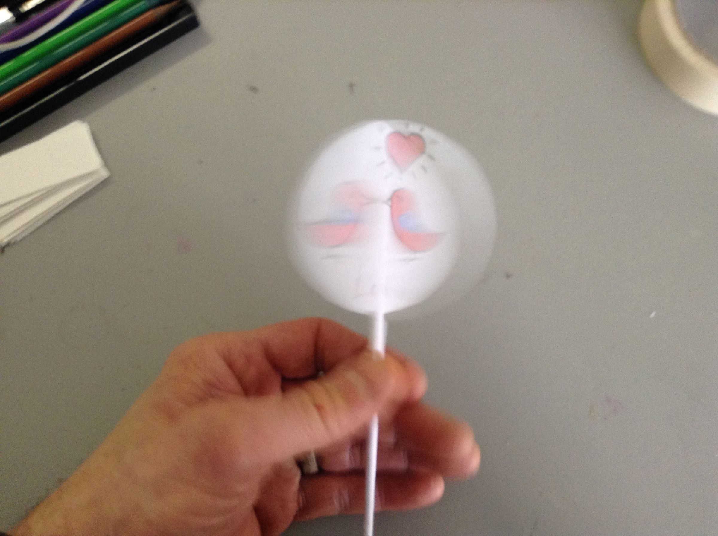Thaumatrope: a 19th Century Optical Toy : 4 Steps (with Pictures ...