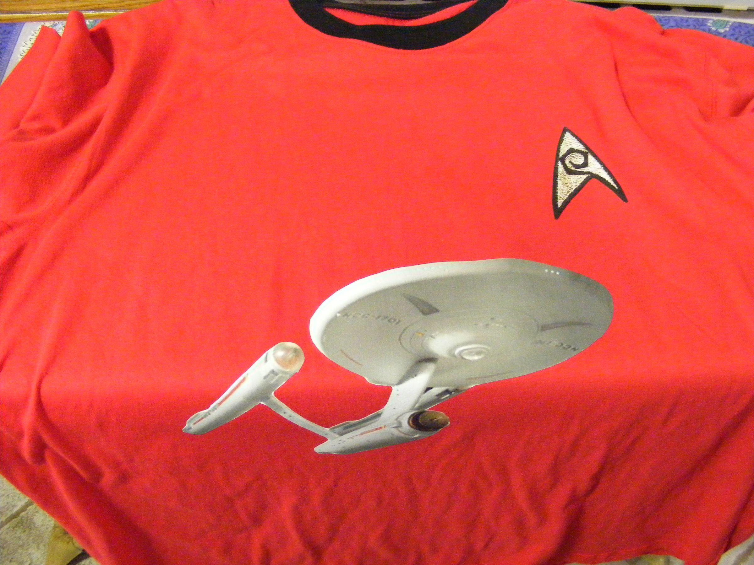 Star Trek USS Enterprise Phaser Red Shirt : 7 Steps (with Pictures ...
