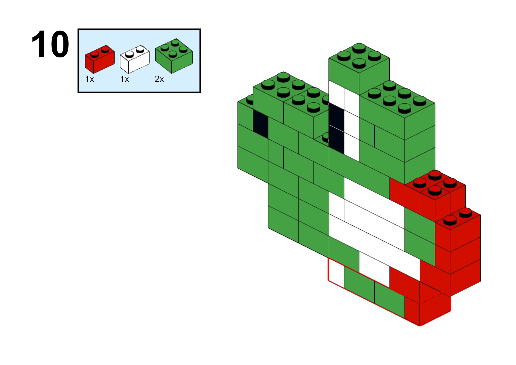 How to Build Yoshi From Super Mario Using Lego Bricks - Stop Motion ...