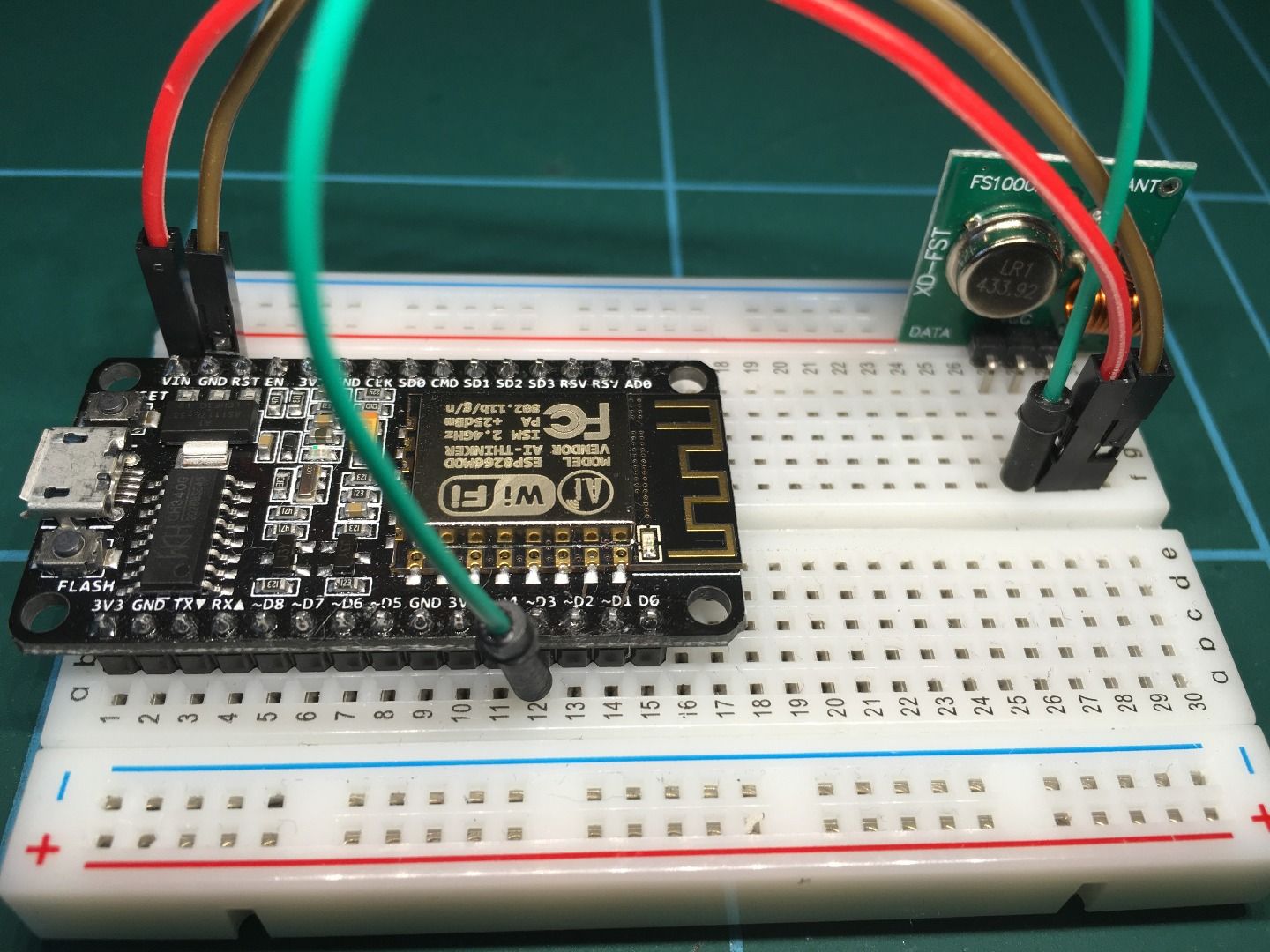 Using an ESP8266 to Control Mains Sockets Using 433mhz Transmitter and ...