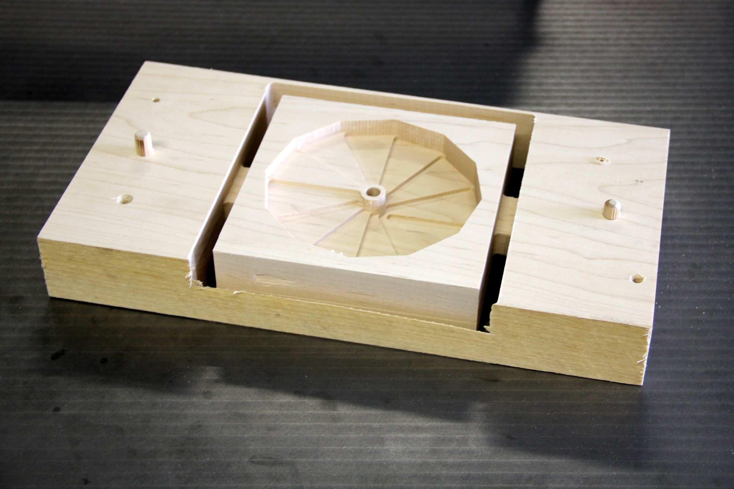 Step by Step Clock- 2 Sided CNC Wood Surfacing With Shopbot Router : 15 ...
