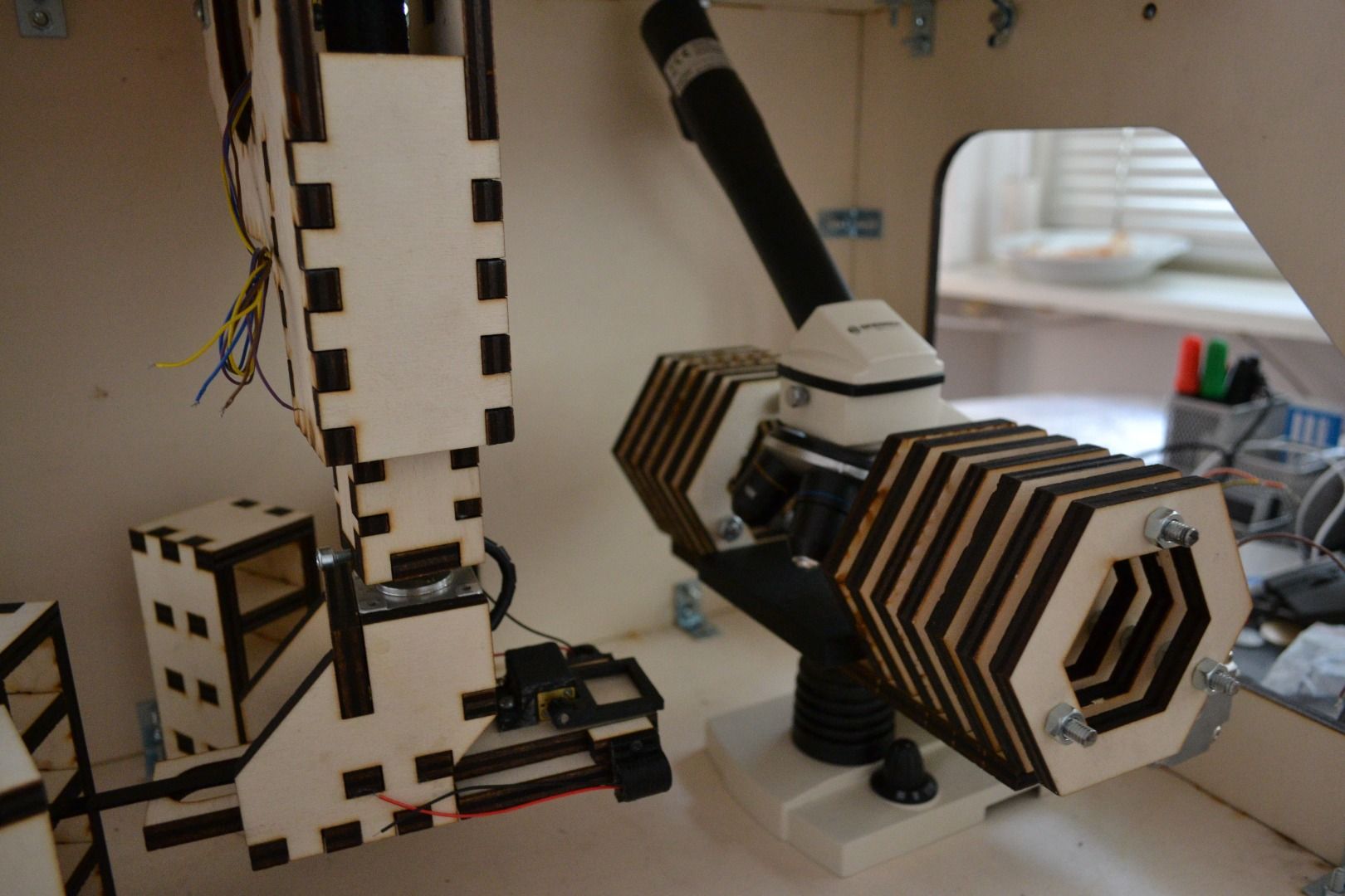 Aleph 1.0 - Internet Controlled Microscope Robotic Manipulator : 8 ...