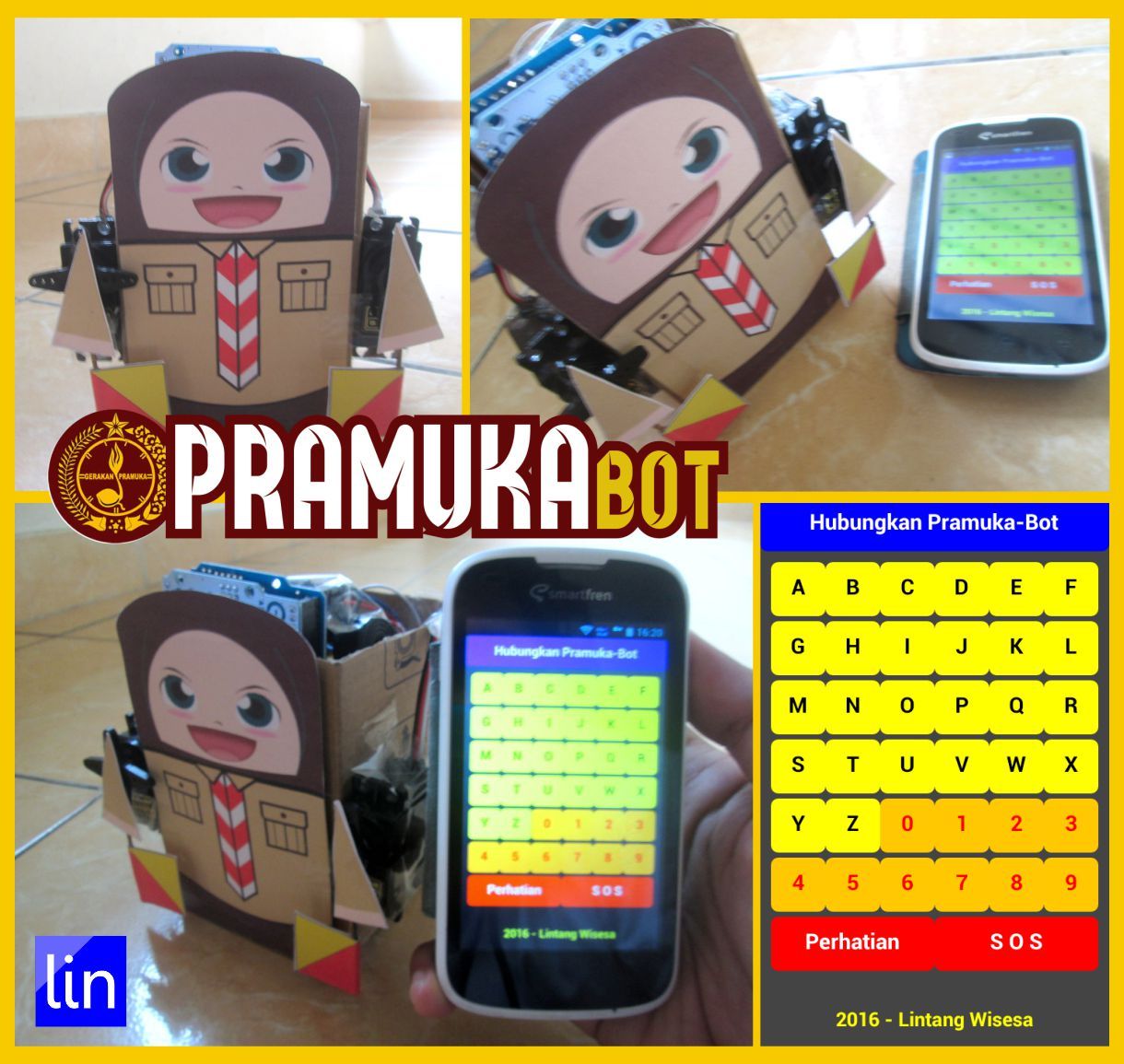 Pramuka-Bot: Morse & Semaphore Robot (Arduino Bluetooth Controlled ...