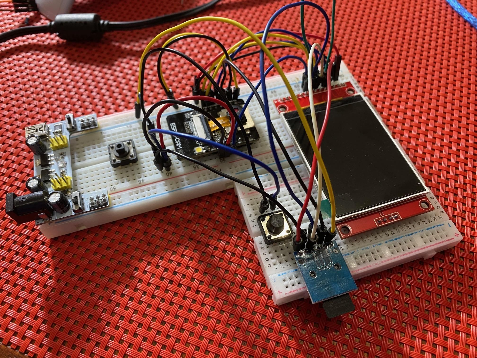 ESP32 (ESP32-CAM With OV2640) Using SIP(HSPI) for TFT and SD-card at ...