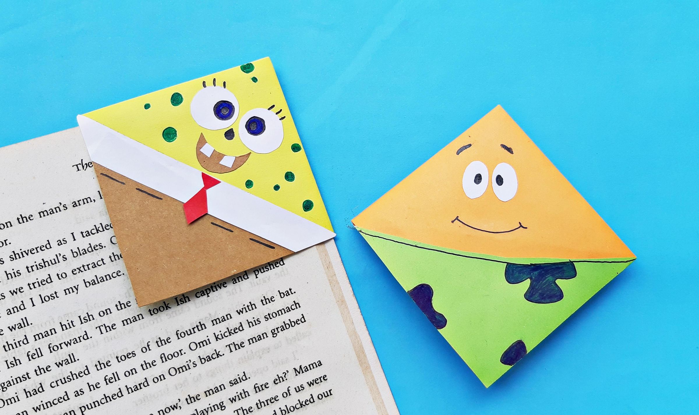 DIY Spongebob Corner Bookmark : 7 Steps (with Pictures) - Instructables