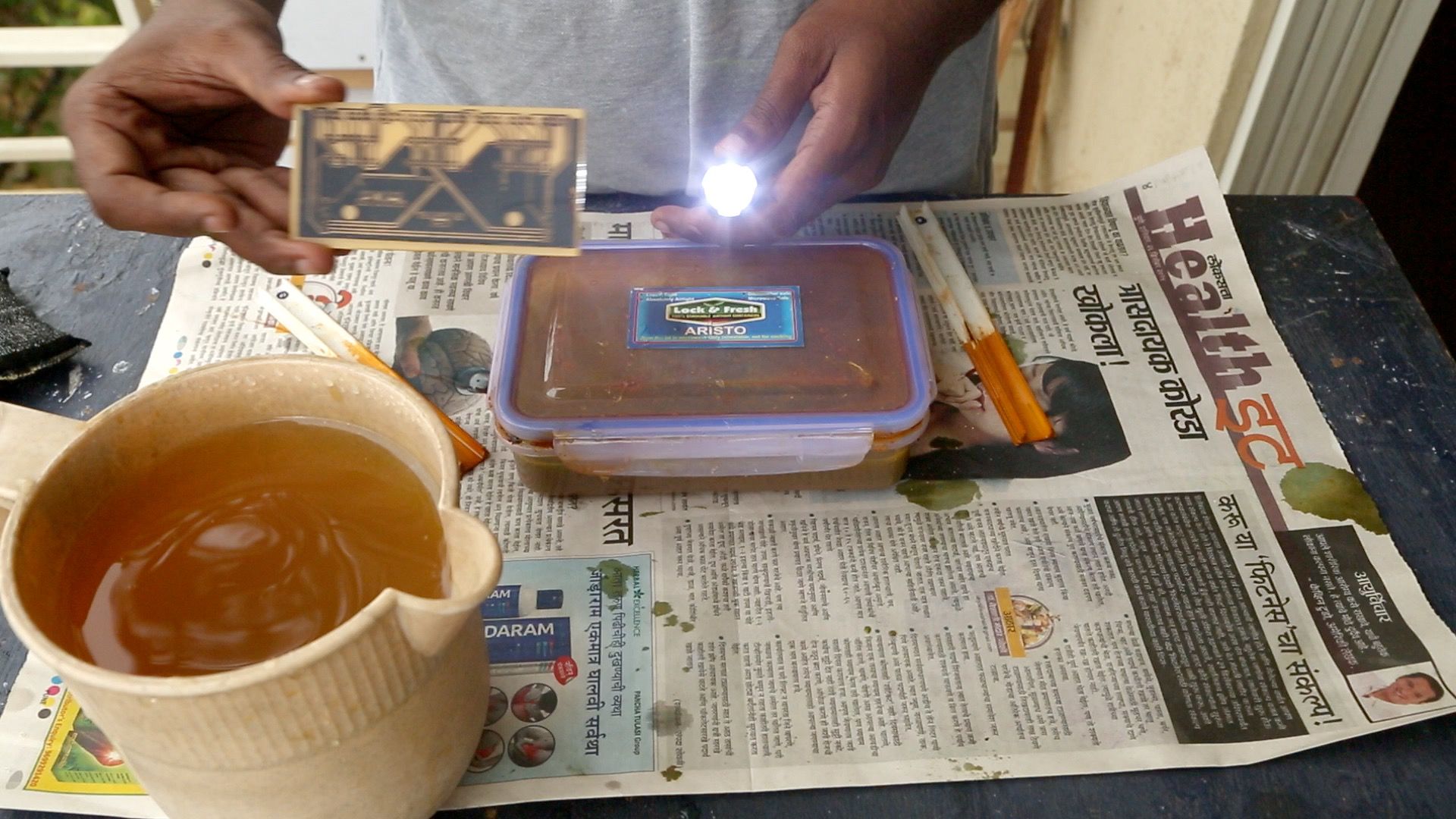 PCB Etching Using Toner Transfer Method : 9 Steps (with Pictures ...