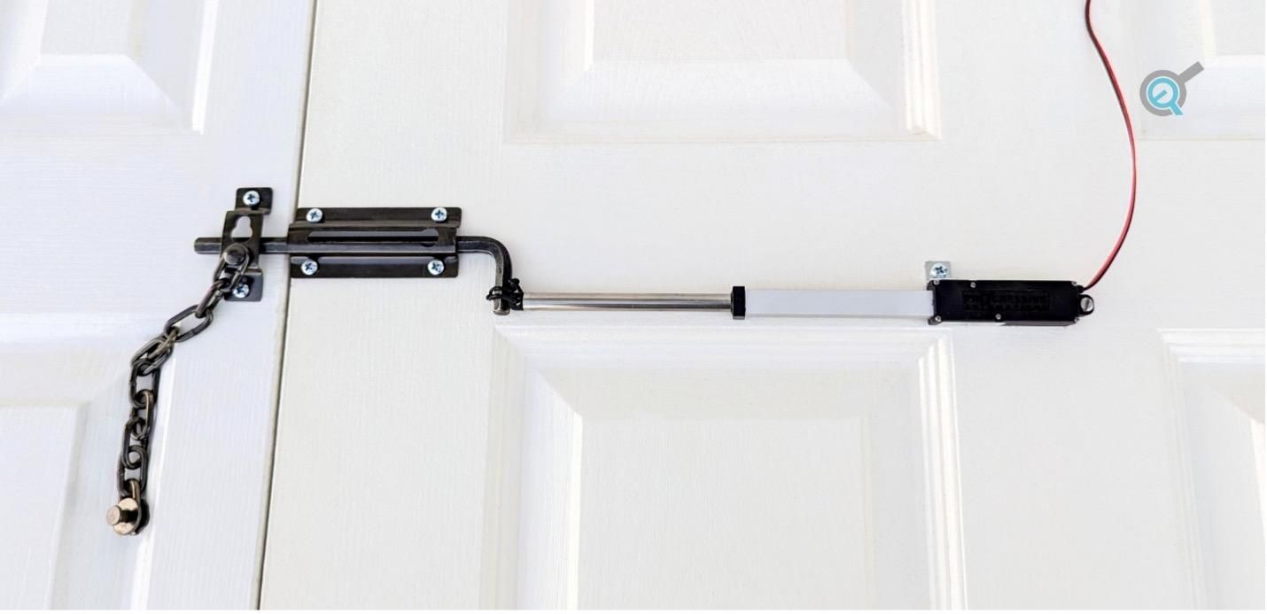 Sliding Bolt Latch Using PA-MC1 Micro Linear Actuators : 9 Steps ...