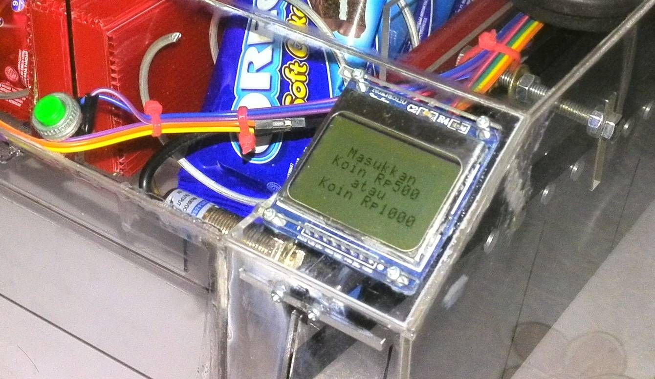 Snacks Vending Machine Powered by Arduino : 10 Steps (with Pictures ...