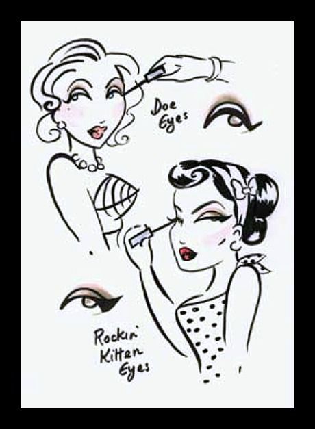 Simple Retro-style Liquid Eyeliner Tutorial : 15 Steps (with Pictures ...