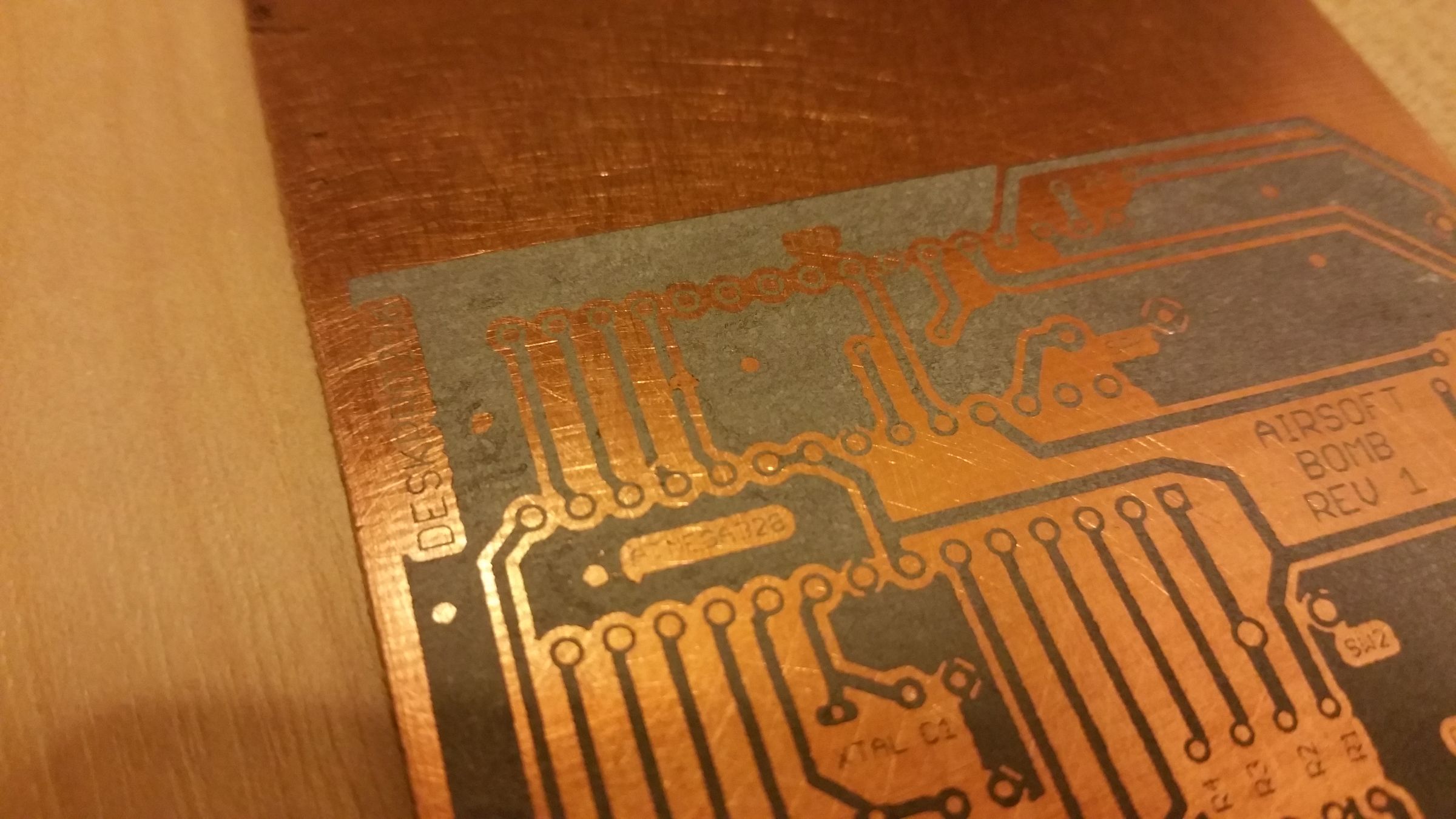 DIY PCB at Home (Vinegar+H2O2+Salt) and Arduino Airsoft Bomb ...