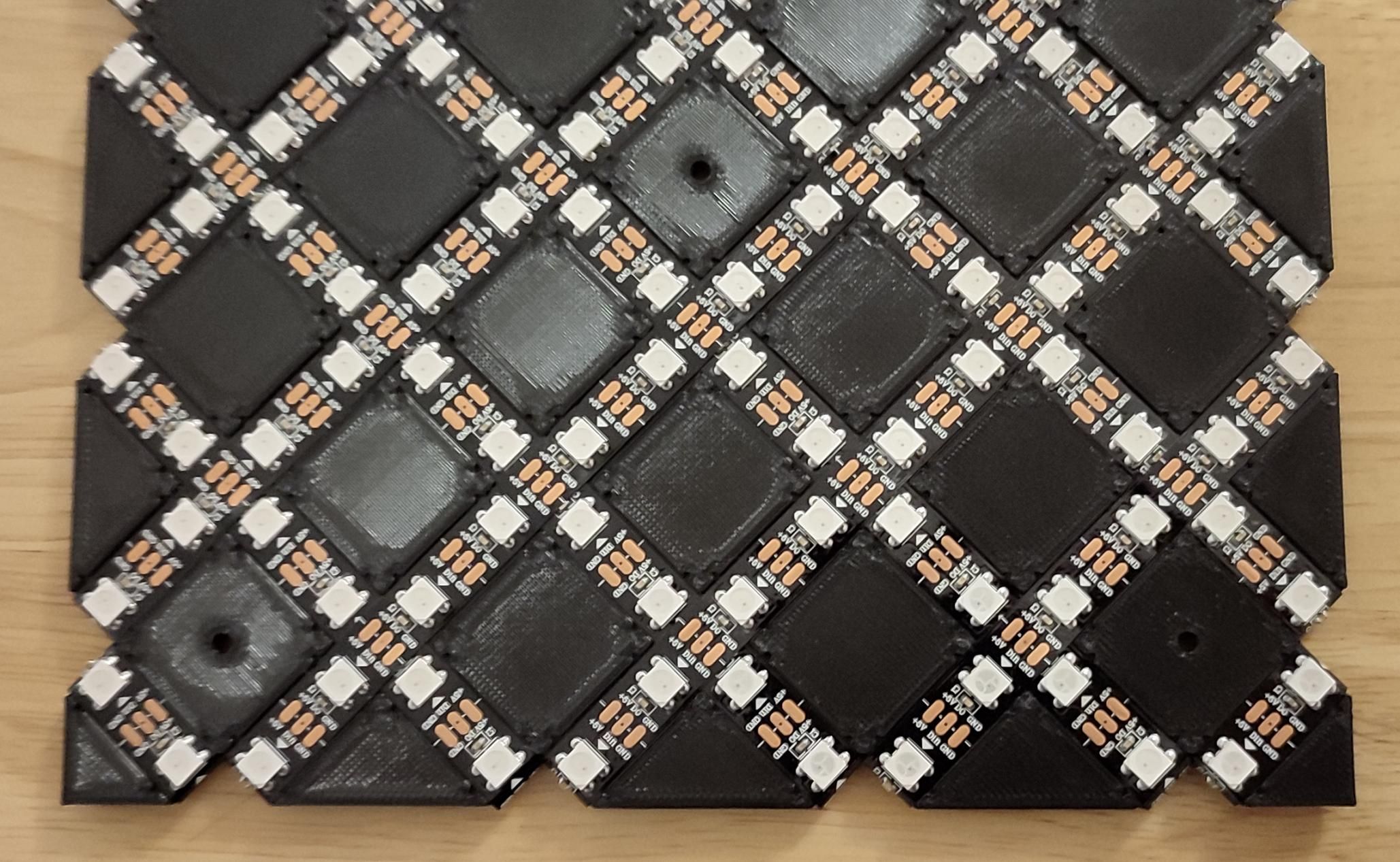 Tetrakis Square Tiling With WS2812 LEDs : 5 Steps (with Pictures ...