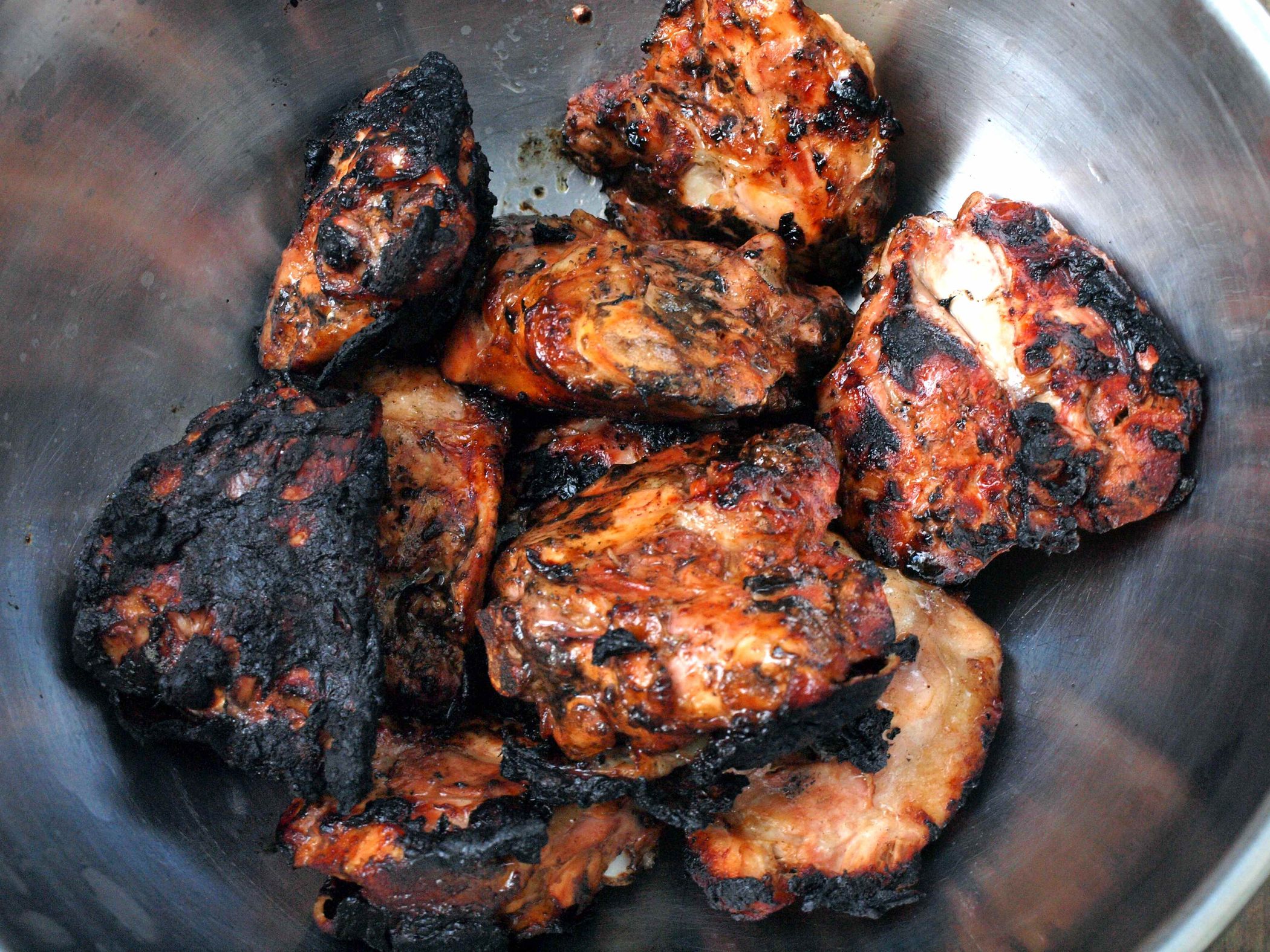 BBQ Chicken Thighes- a Step Up From Caveman Method : 4 Steps (with ...