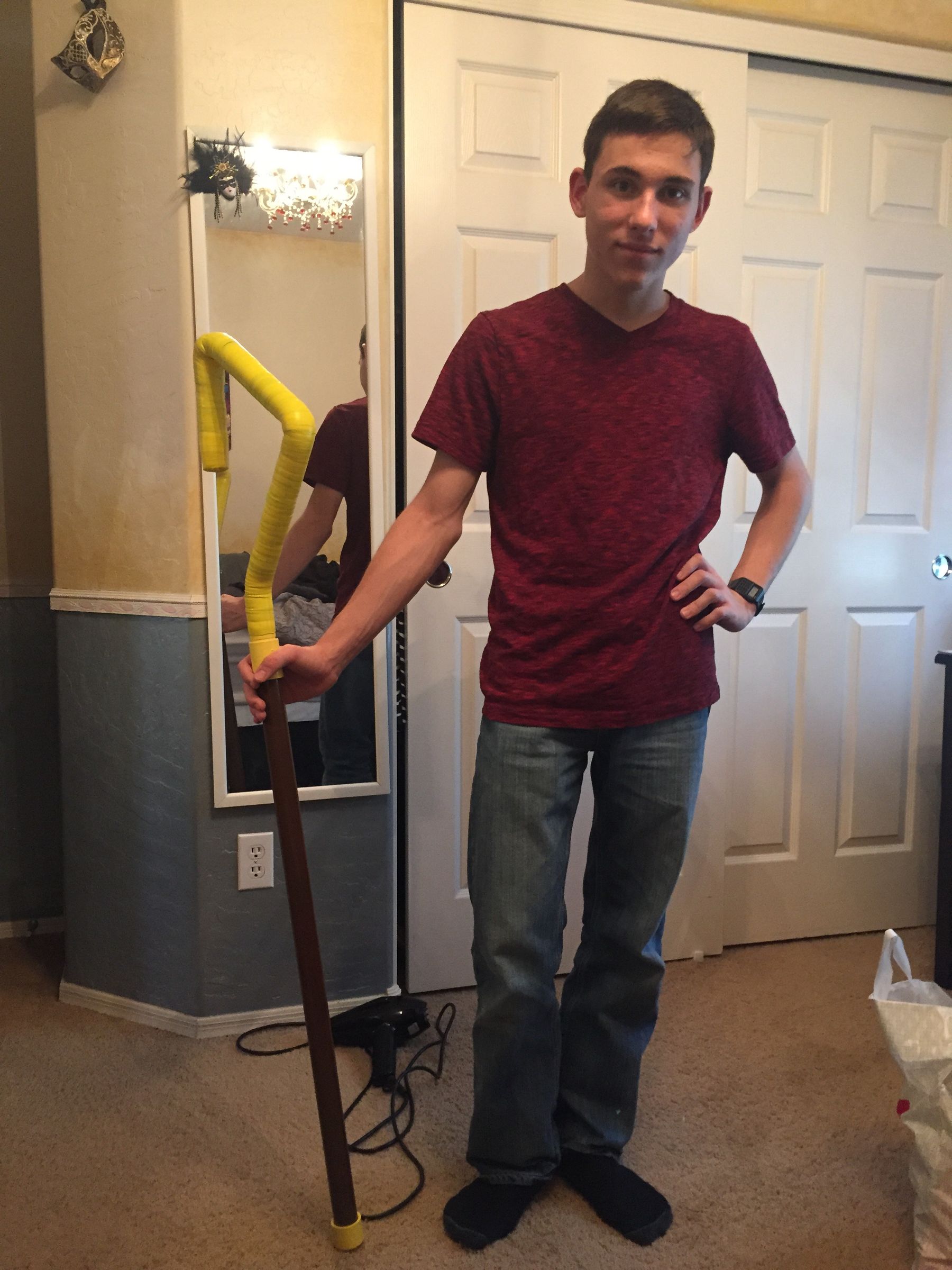 How to Make a Sly Cooper Cane : 8 Steps - Instructables