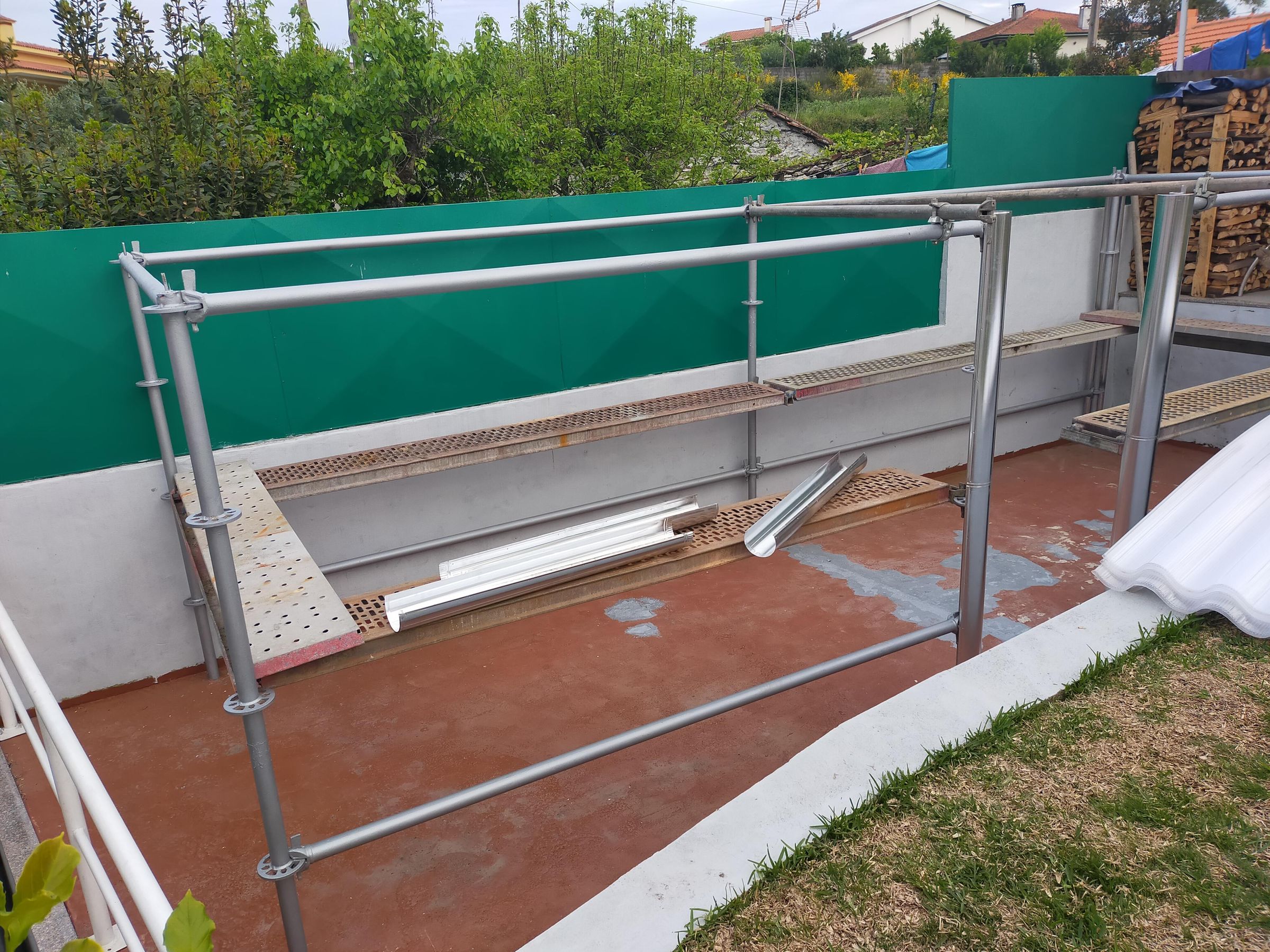 Greenhouse Made With...scaffolding? : 12 Steps (with Pictures ...
