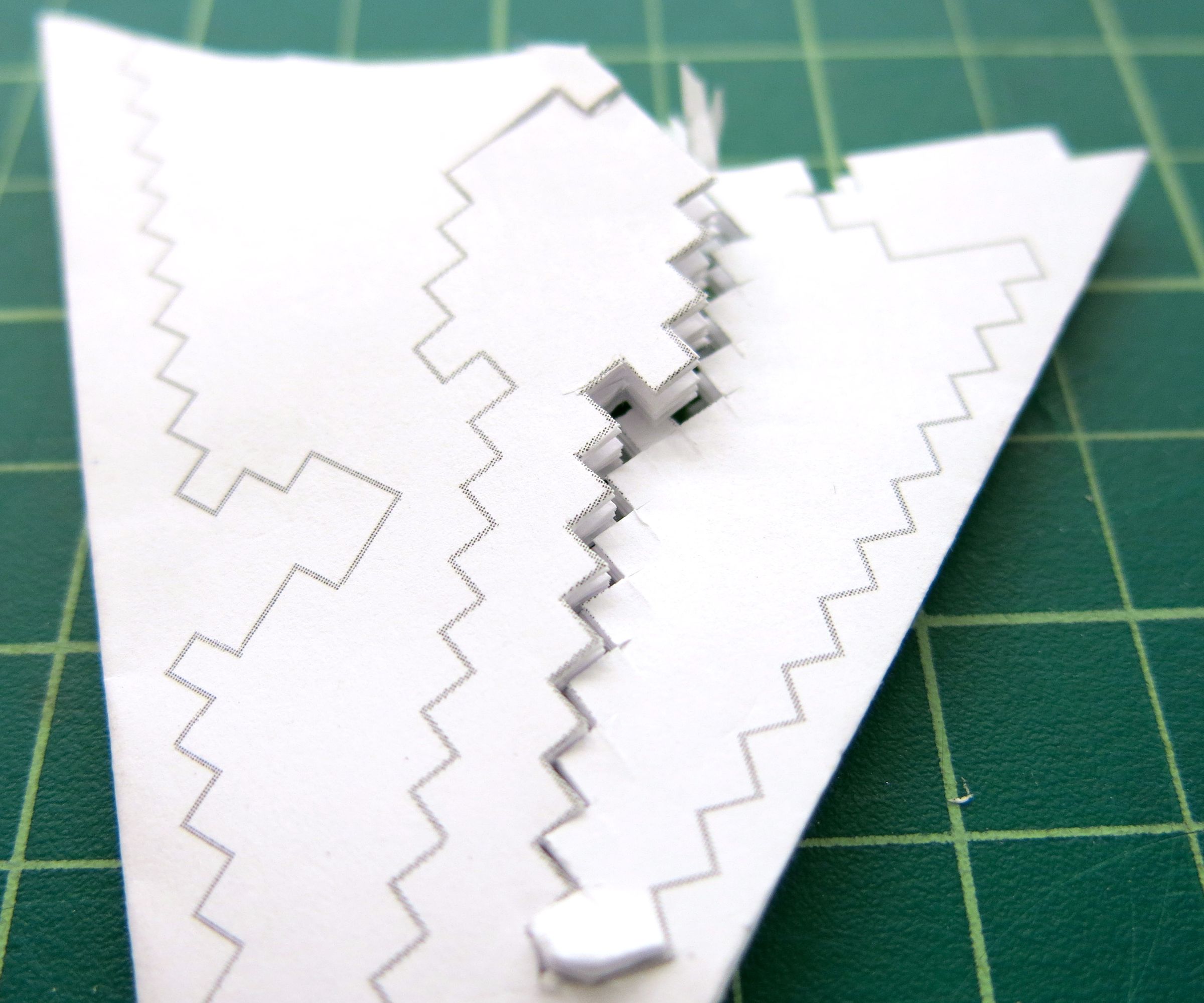 Minecraft Paper Snowflakes : 4 Steps (with Pictures) - Instructables
