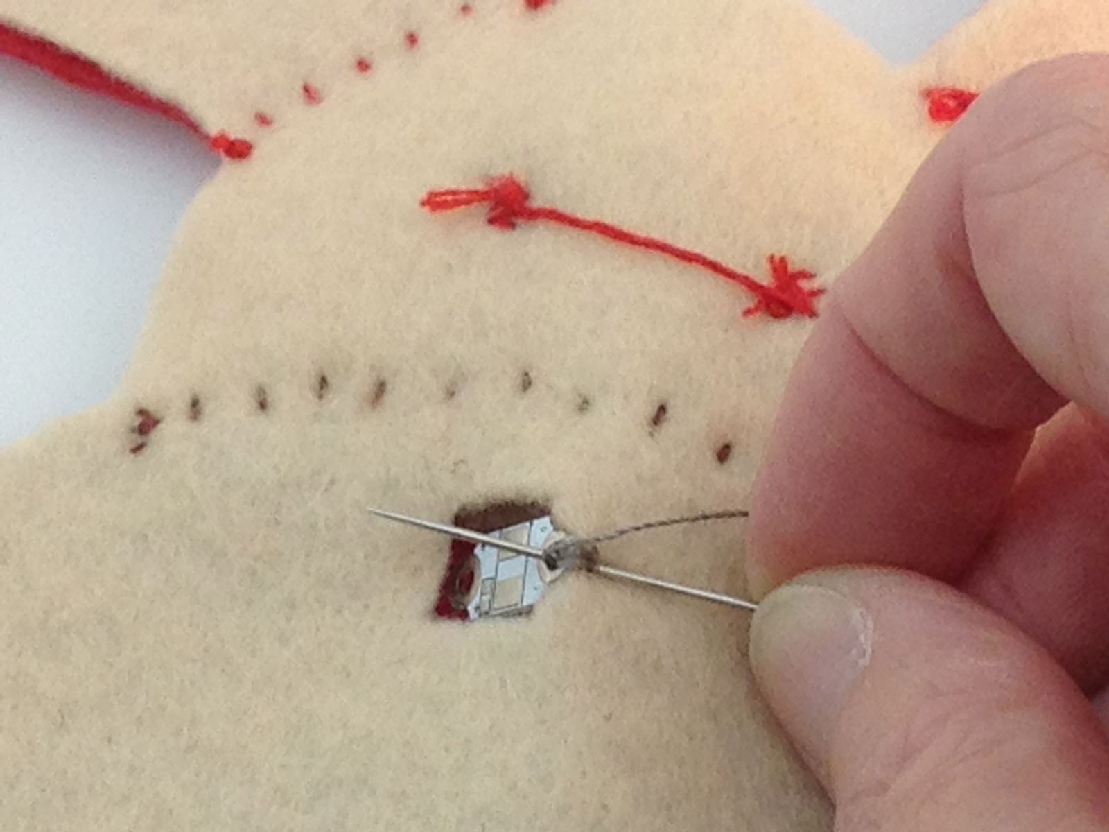 E-Textile Rudolph Christmas Decoration : 4 Steps (with Pictures ...