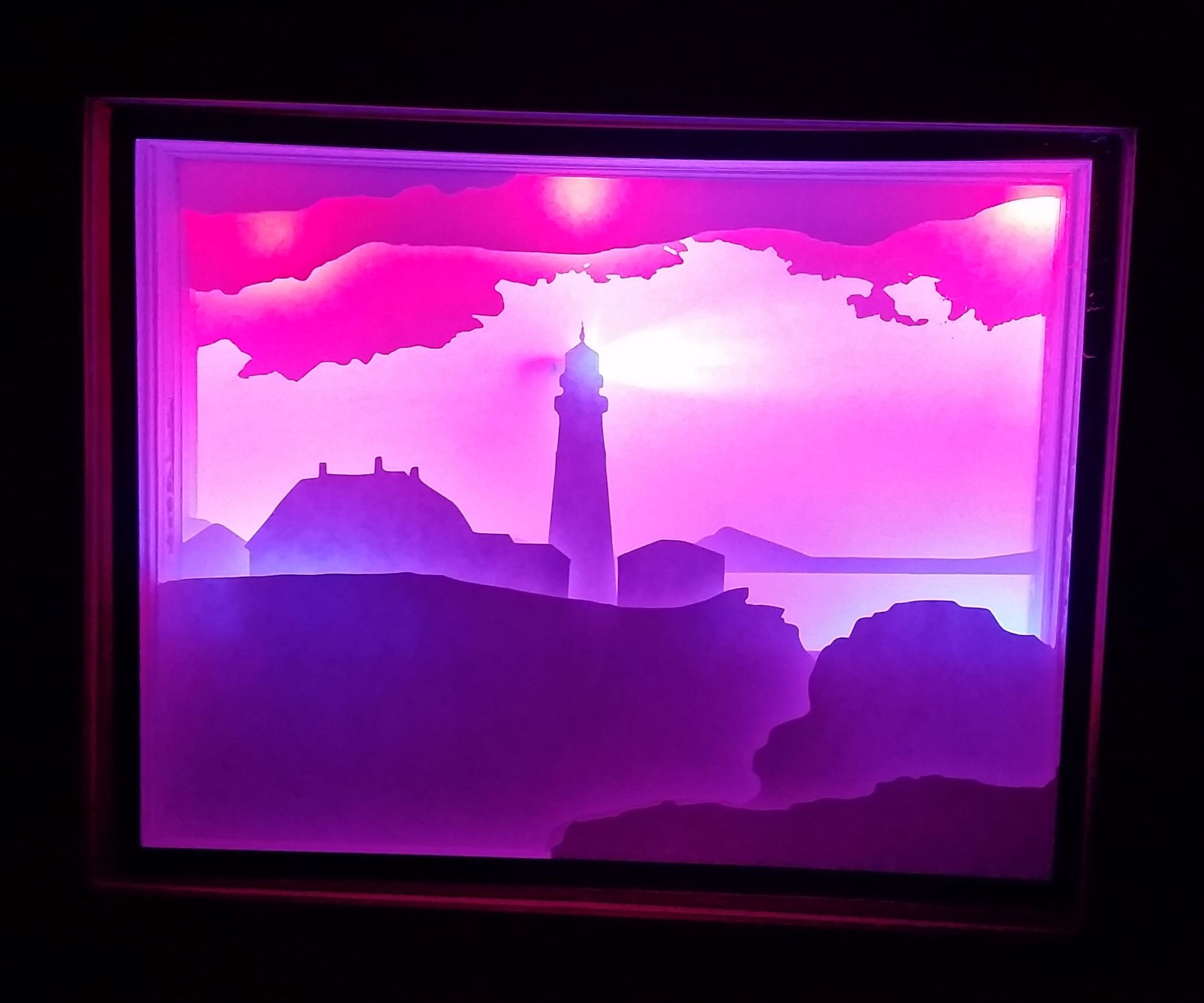 Maine Lighthouse Shadowbox : 5 Steps - Instructables
