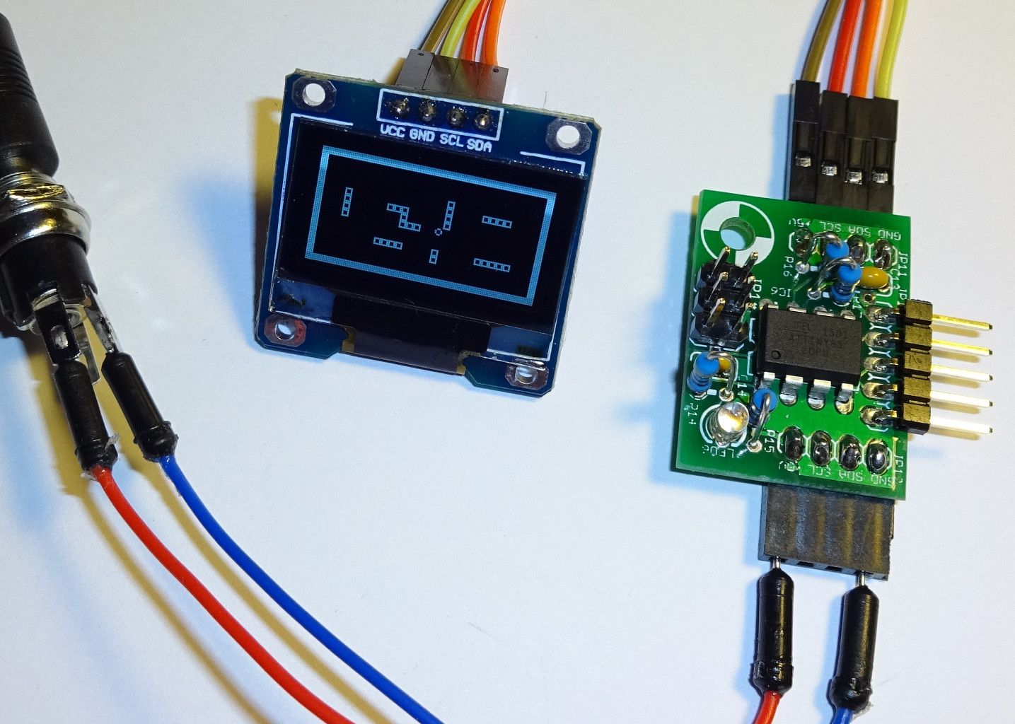 ATTiny85 Connects to I2C OLED Display - Great Things Can Be Small : 3 ...