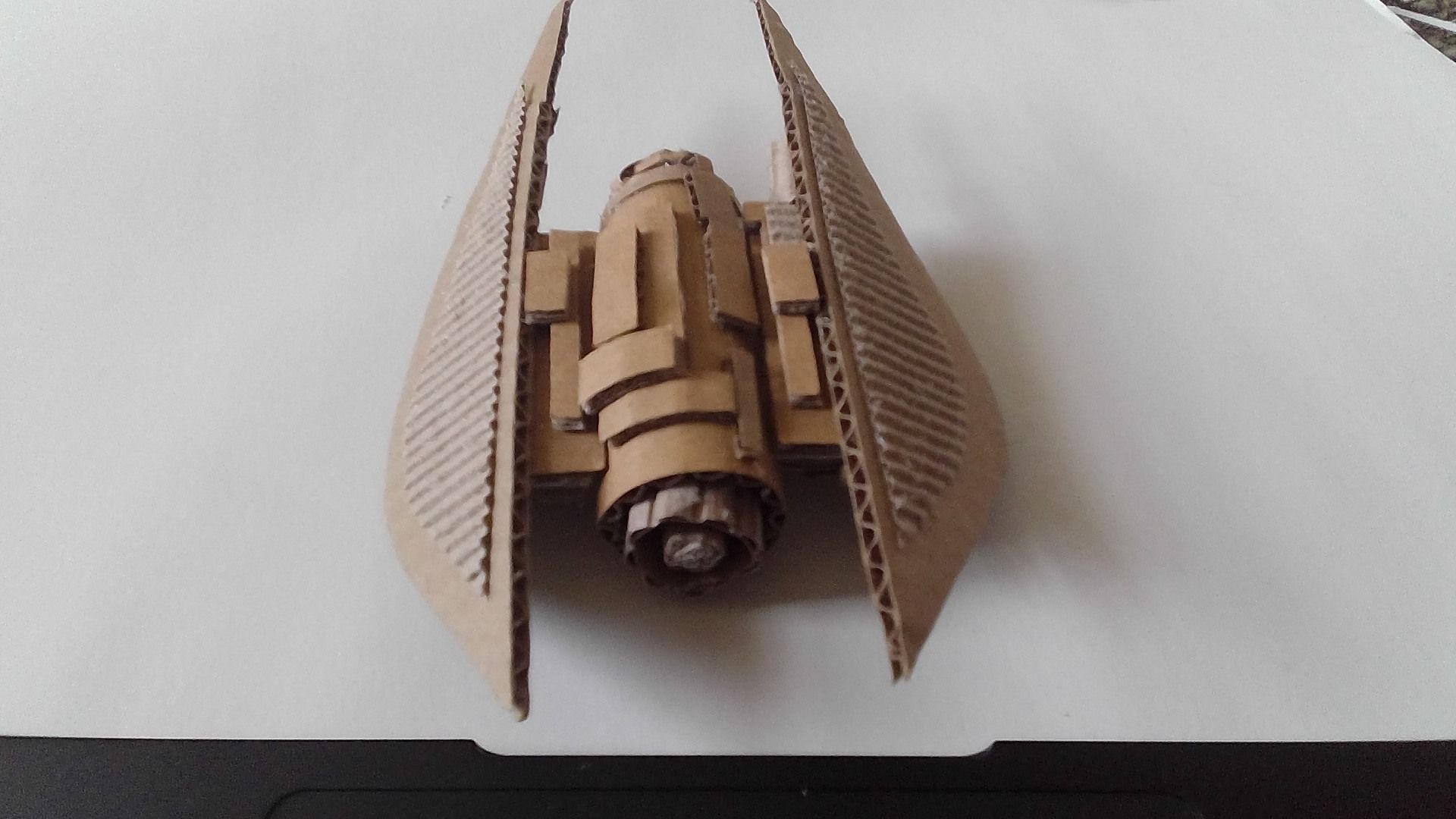 Cardboard Model Star Fighter : 8 Steps - Instructables