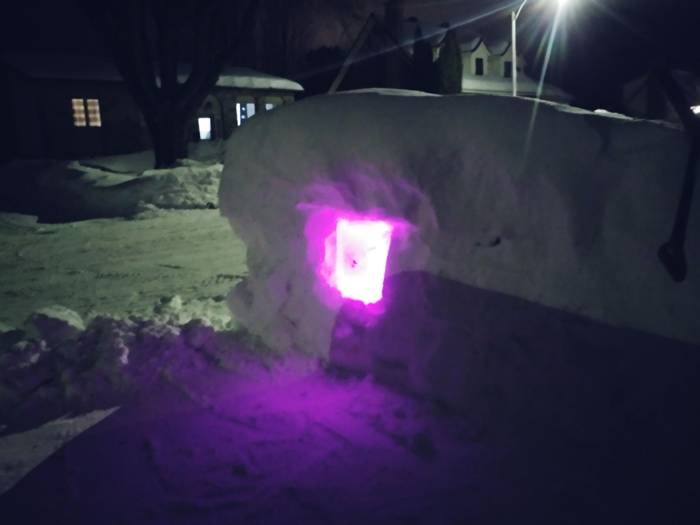 Driveway Snowbank Led Show - Instructables