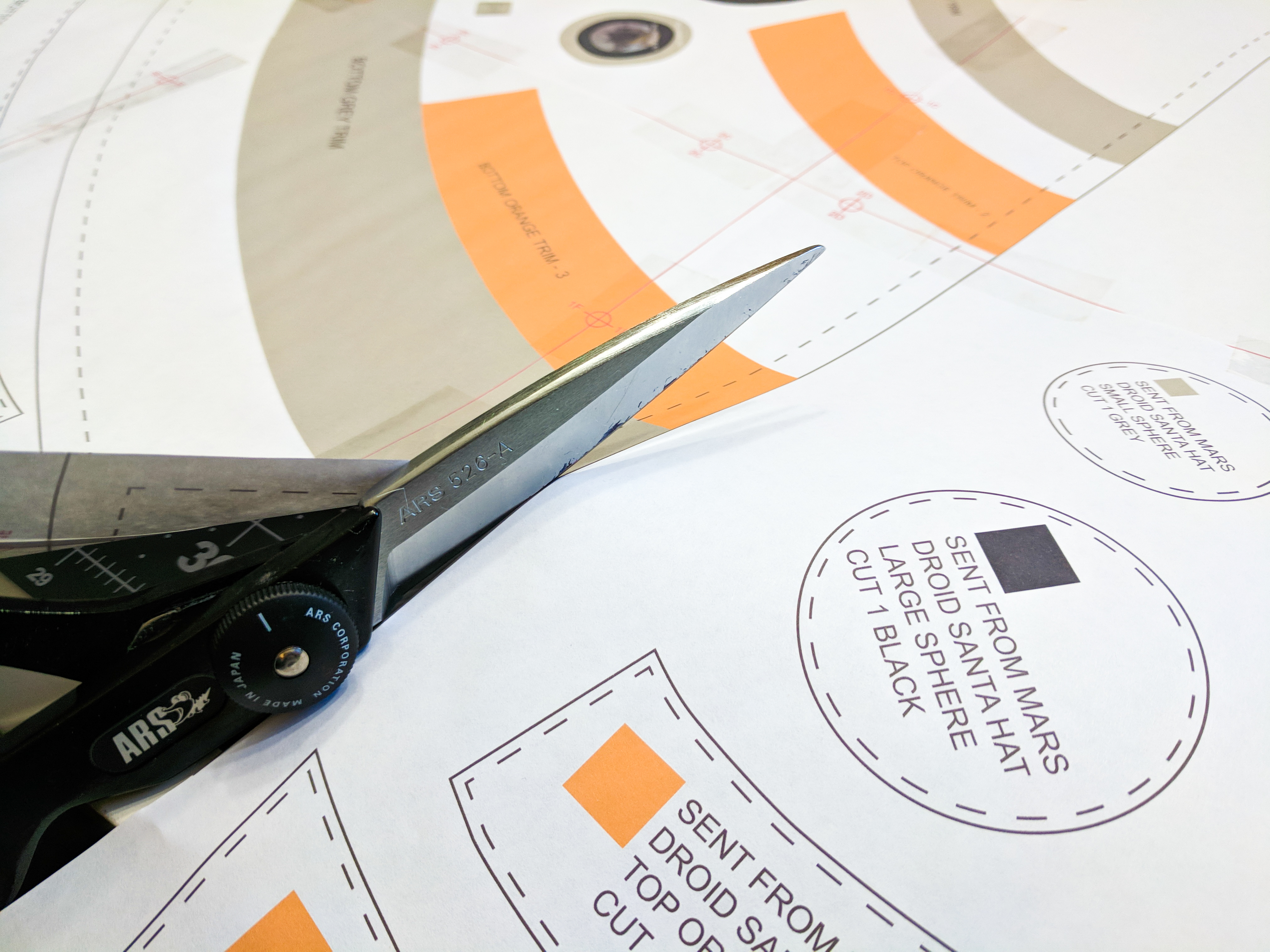 Star Wars BB8 Inspired Santa Hat : 10 Steps (with Pictures) - Instructables