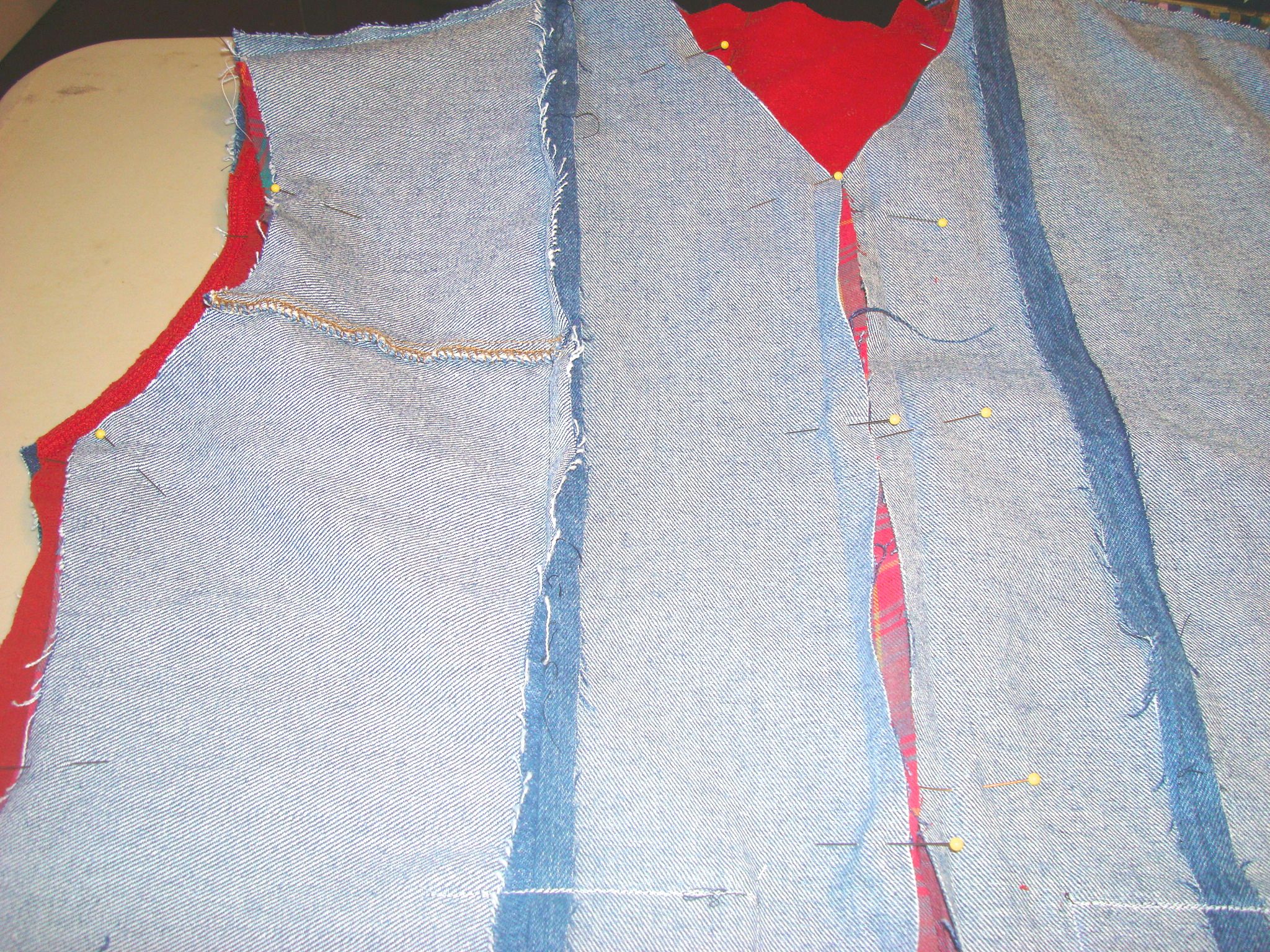 Lined Vest From Old Clothing : 10 Steps (with Pictures) - Instructables