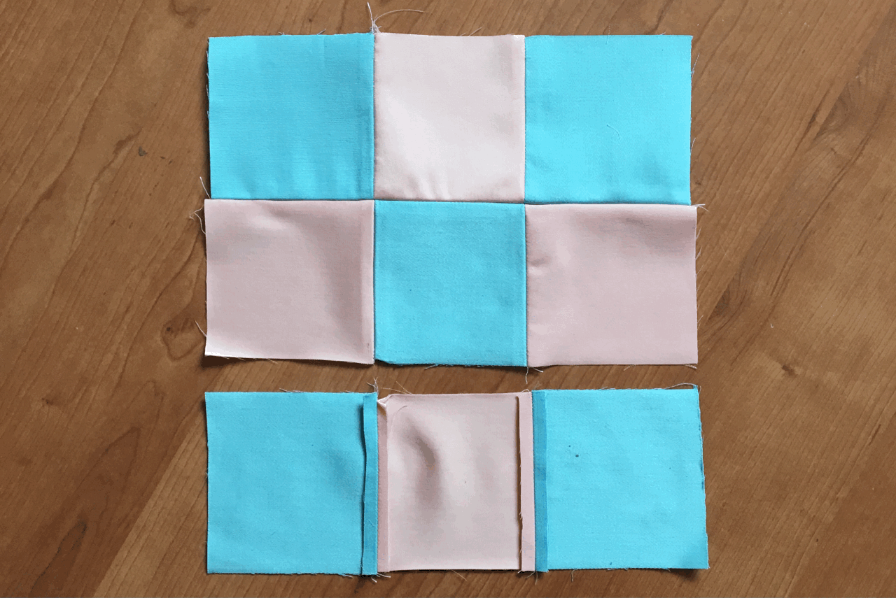 Simple 9-Square Patchwork Cushion Cover : 53 Steps (with Pictures ...