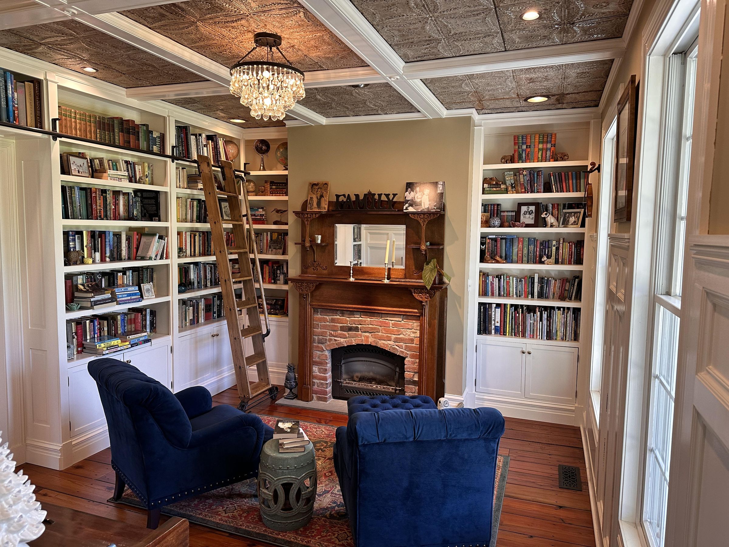 Home Library Bookcases and Cabinets Room Renovation : 16 Steps (with ...