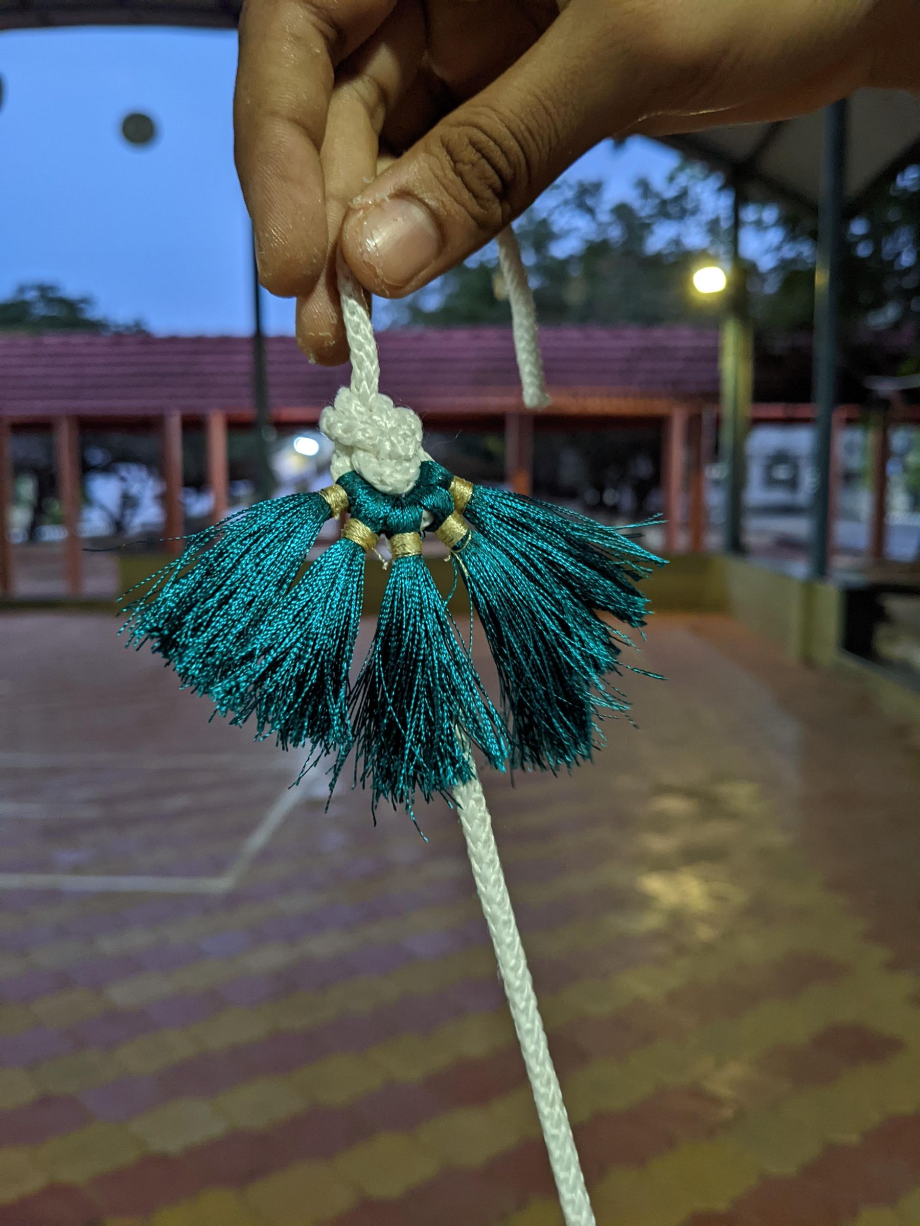 Beautiful Thread Earrings : 7 Steps - Instructables