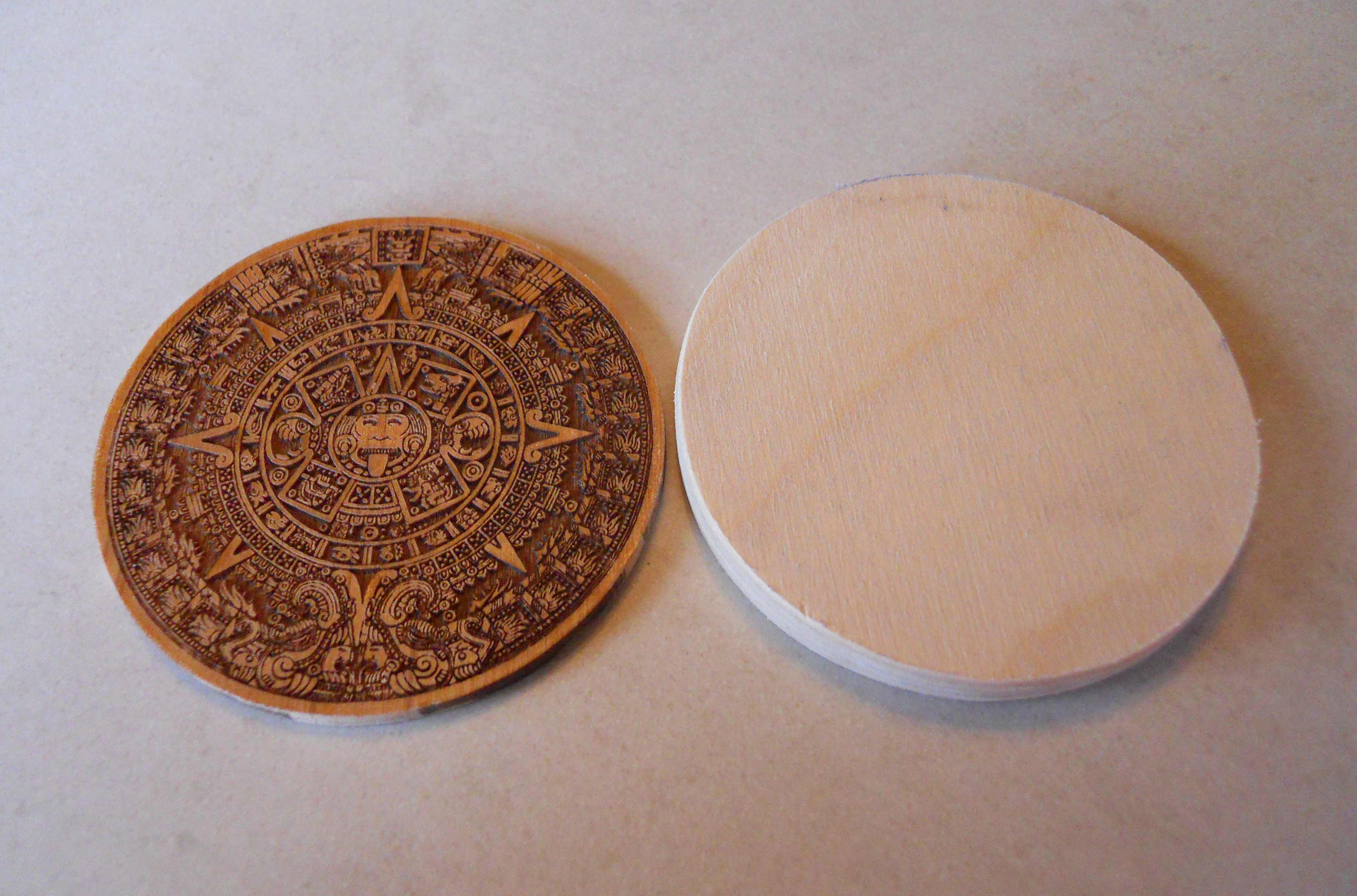 Aztec Pewter Coin From Laser Etched Template : 11 Steps (with Pictures ...