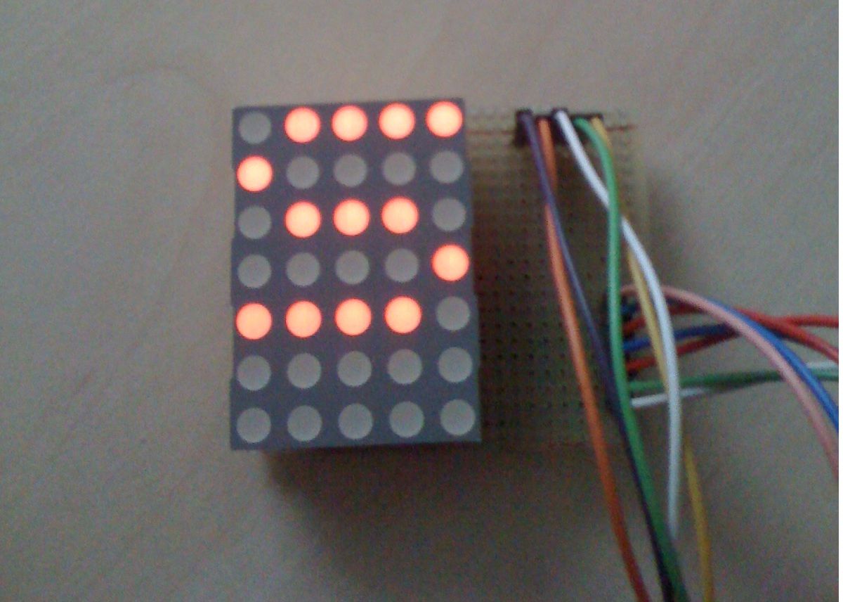 5X5 Dot Matrix on Arduino (gets Text From Pc) Full Instructions and ...