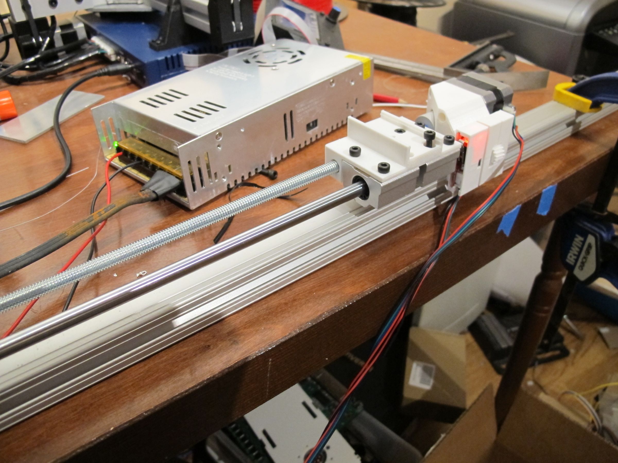 Linear Screw Rail : 4 Steps - Instructables