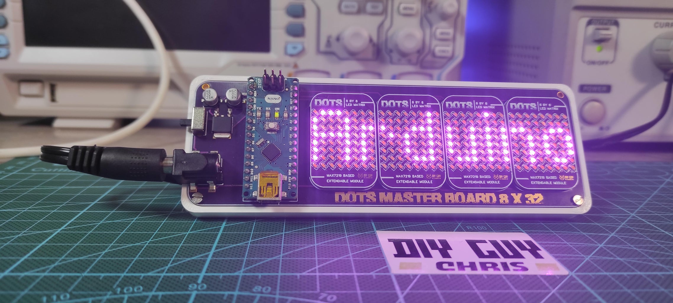 Arduino Display Matrix 32 X 8 Dots 4 Steps With Pictures Instructables 6418