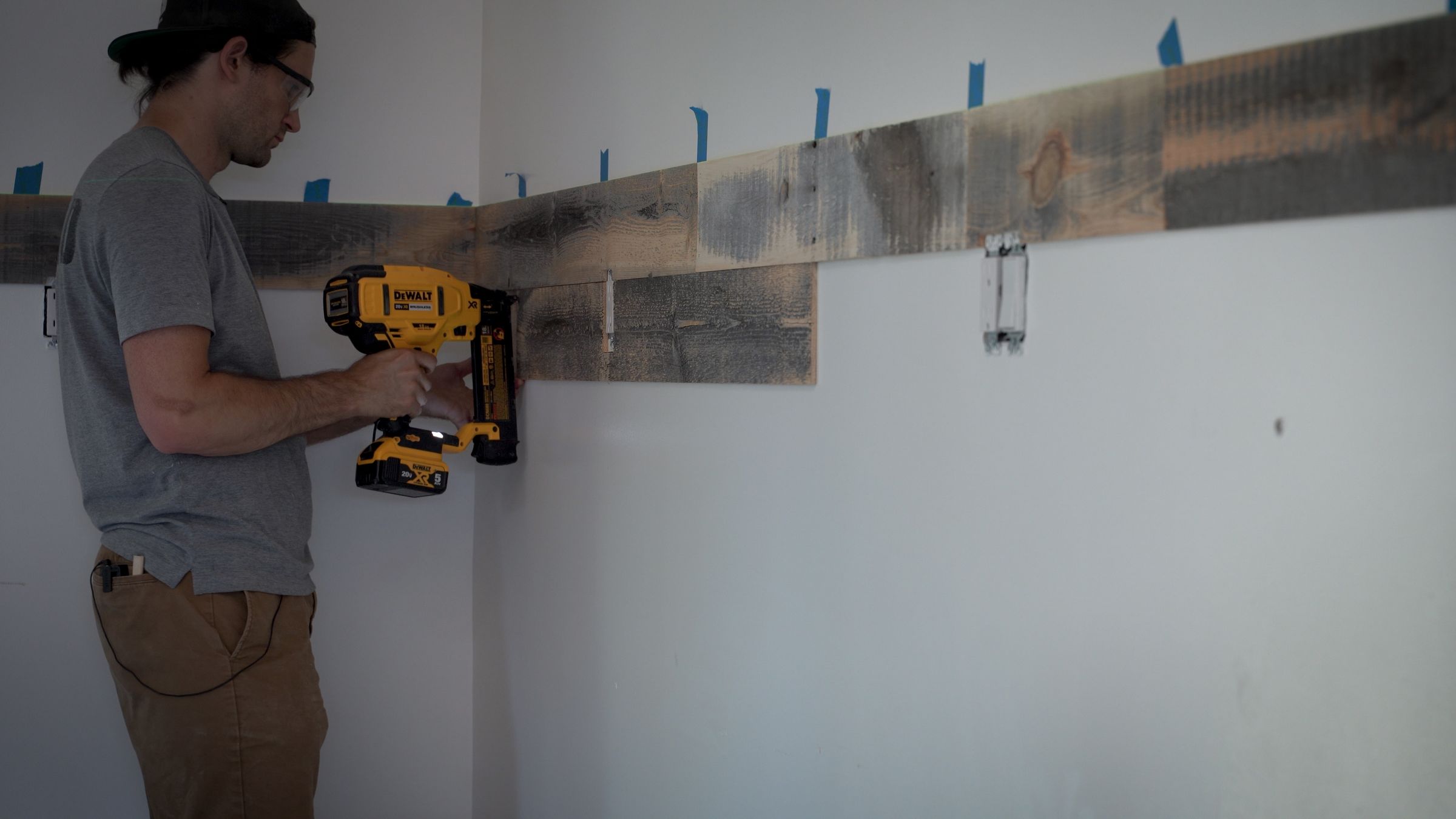 Reclaimed Wood Accent Wall in My Workshop : 12 Steps (with Pictures ...