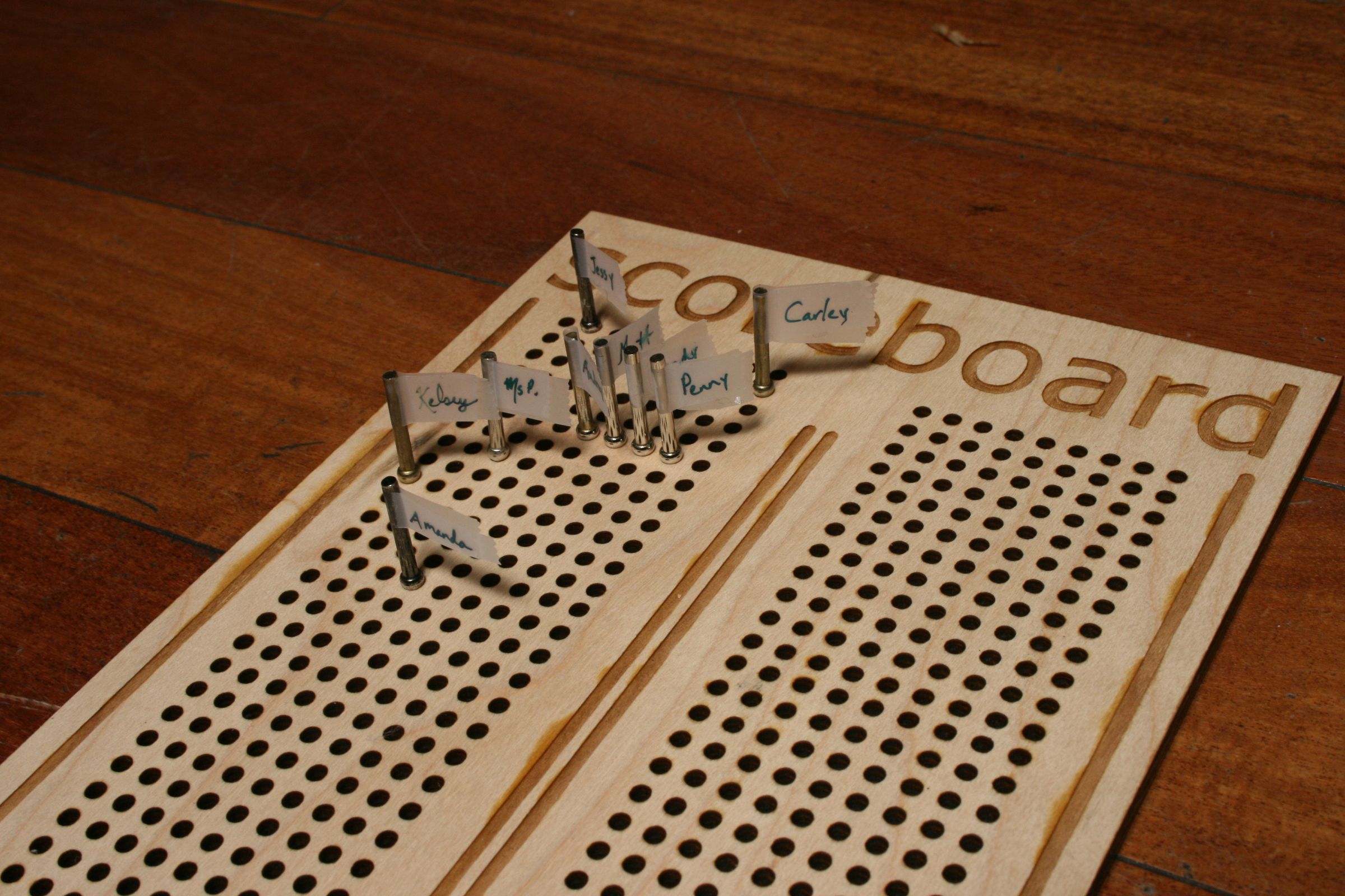 Lasercut Cribbage-style Scoreboard : 3 Steps - Instructables