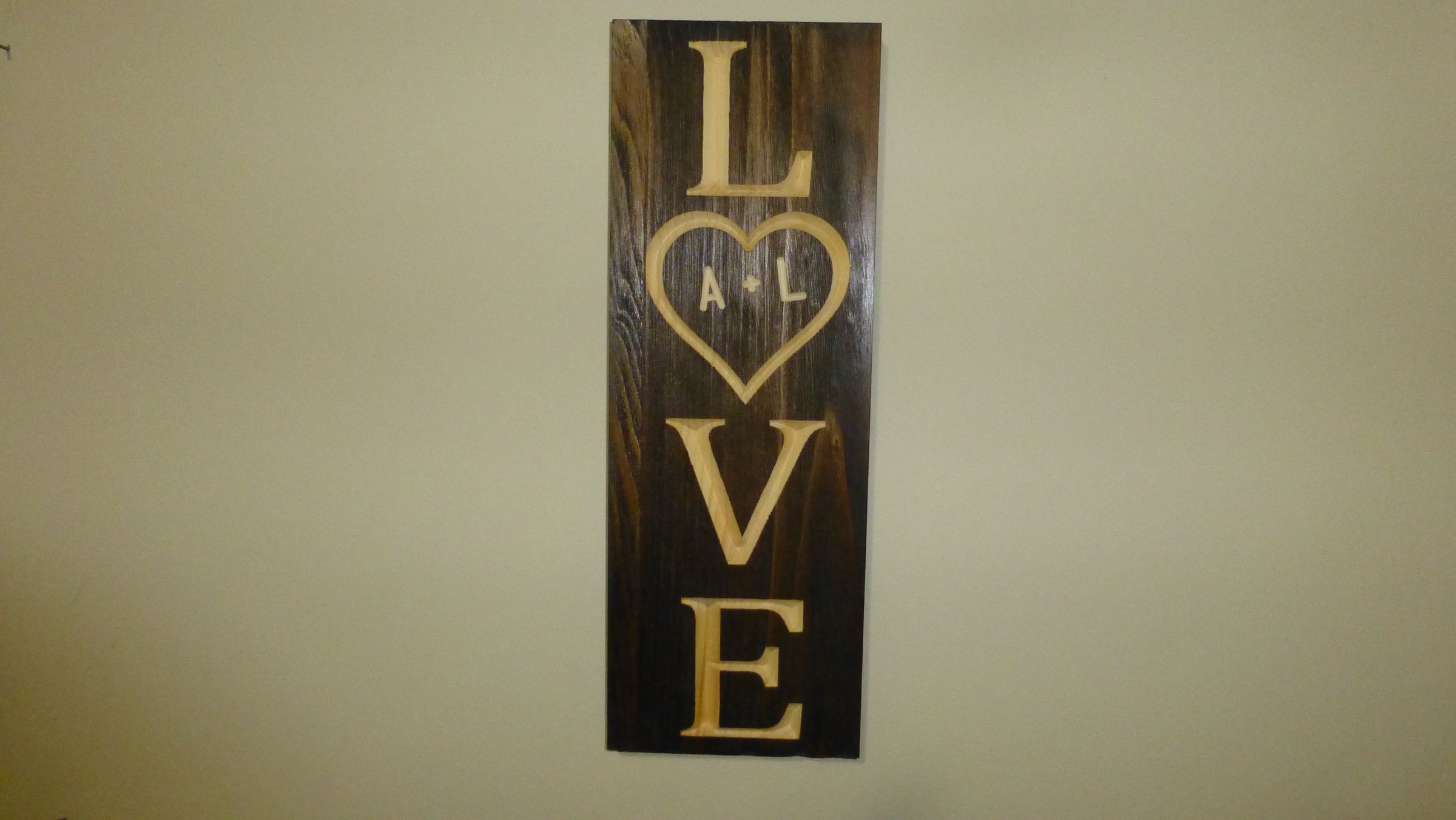 CNC Love Sign : 6 Steps (with Pictures) - Instructables