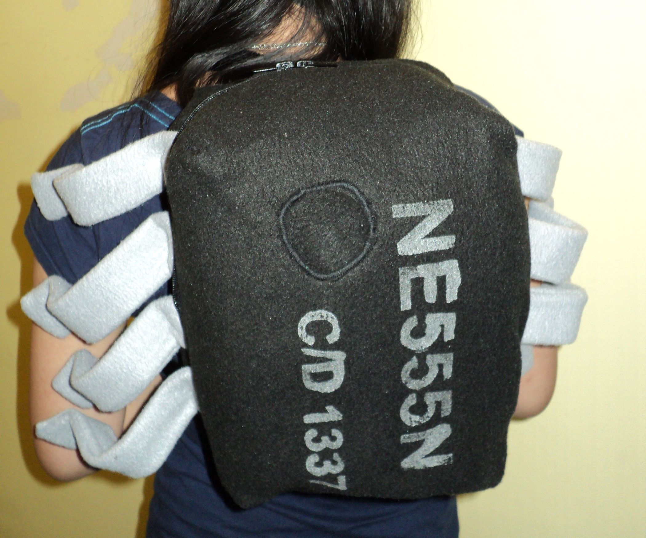 Giant 555 Timer Chip Backpack : 6 Steps (with Pictures) - Instructables