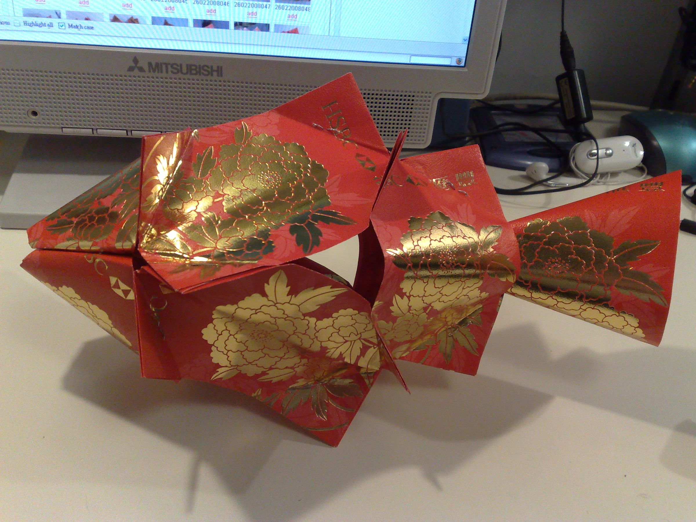 Chinese New Year Decoration - Lai See (Red Pocket) Fish : 9 Steps (with ...
