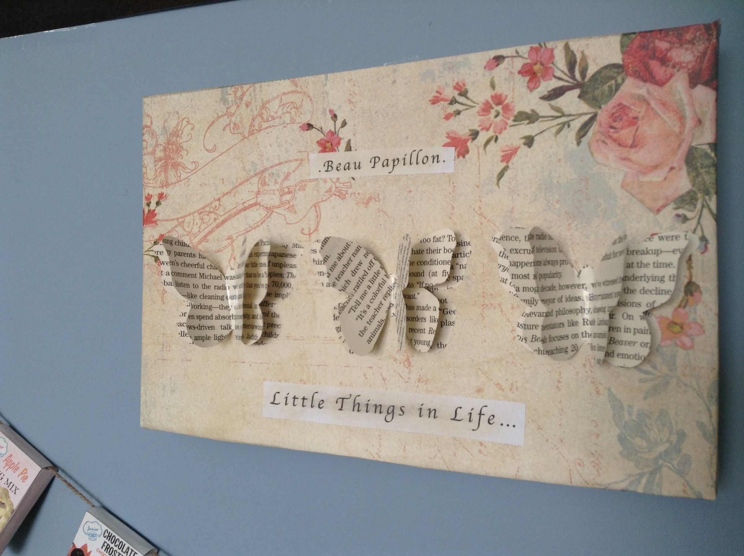 Vintage Butterfly Poster Box : 9 Steps (with Pictures) - Instructables